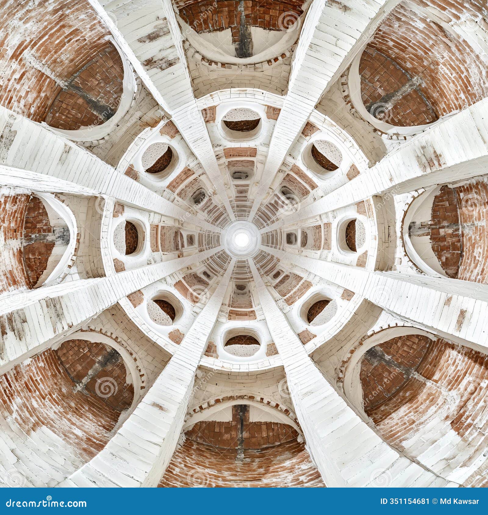 Circular Brick Structure Interior Architecture, High Quality Image ...