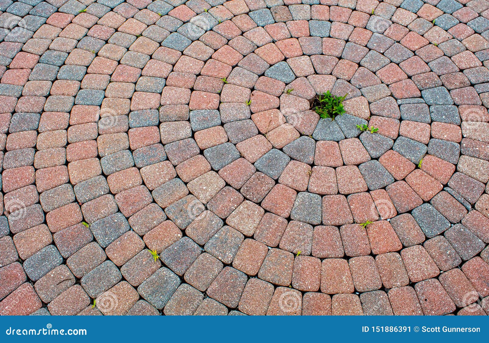 Circular Bricks Design stock image. Image of stone, texture - 151886391