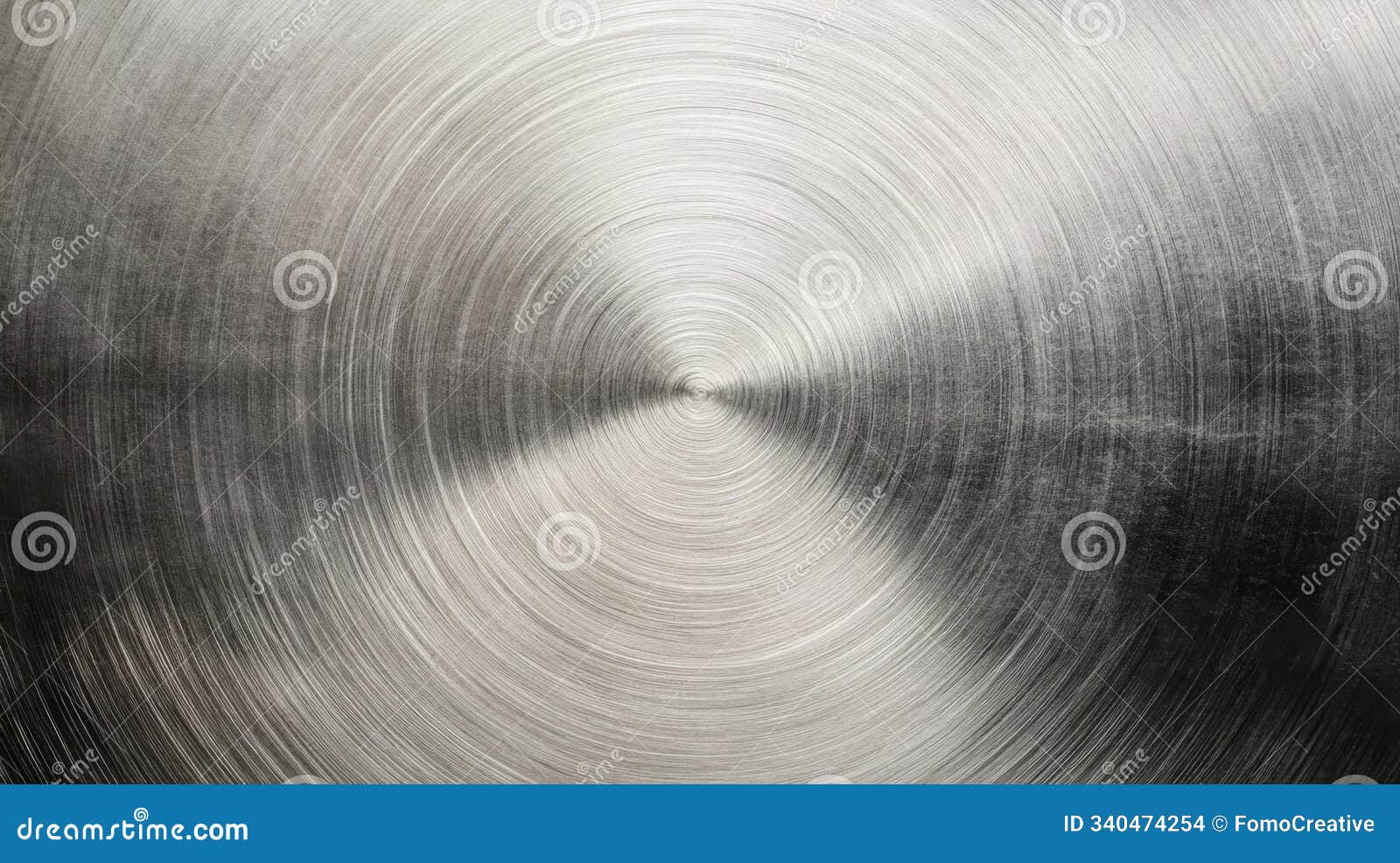Circular Brushed Metal Surface with Circular Pattern Stock Illustration ...