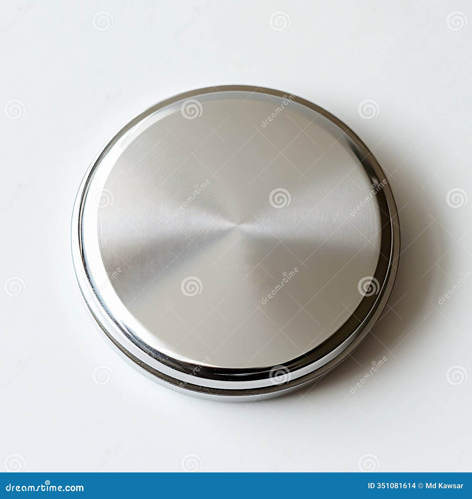 Circular Brushed Metal Texture Lid Top View High Quality Image Stock ...