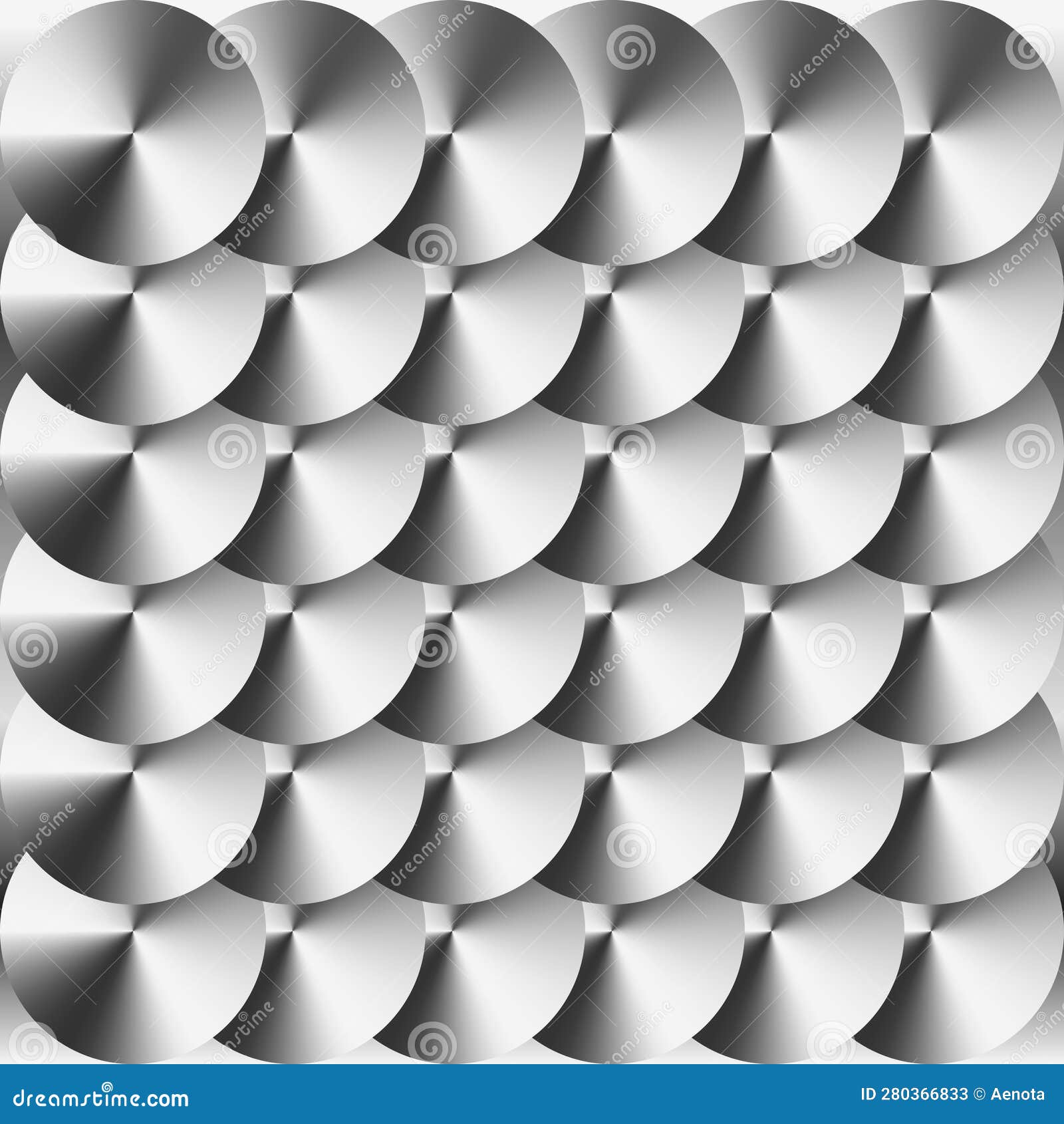 Circular Brushed Metal Vector Pattern Stock Vector - Illustration of ...
