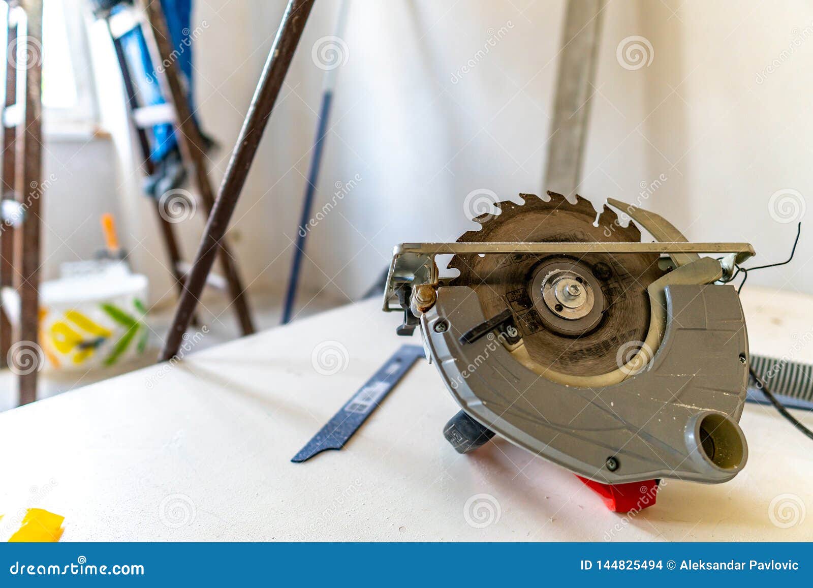 Circular Buzz Saw stock photo. Image of common, power - 144825494