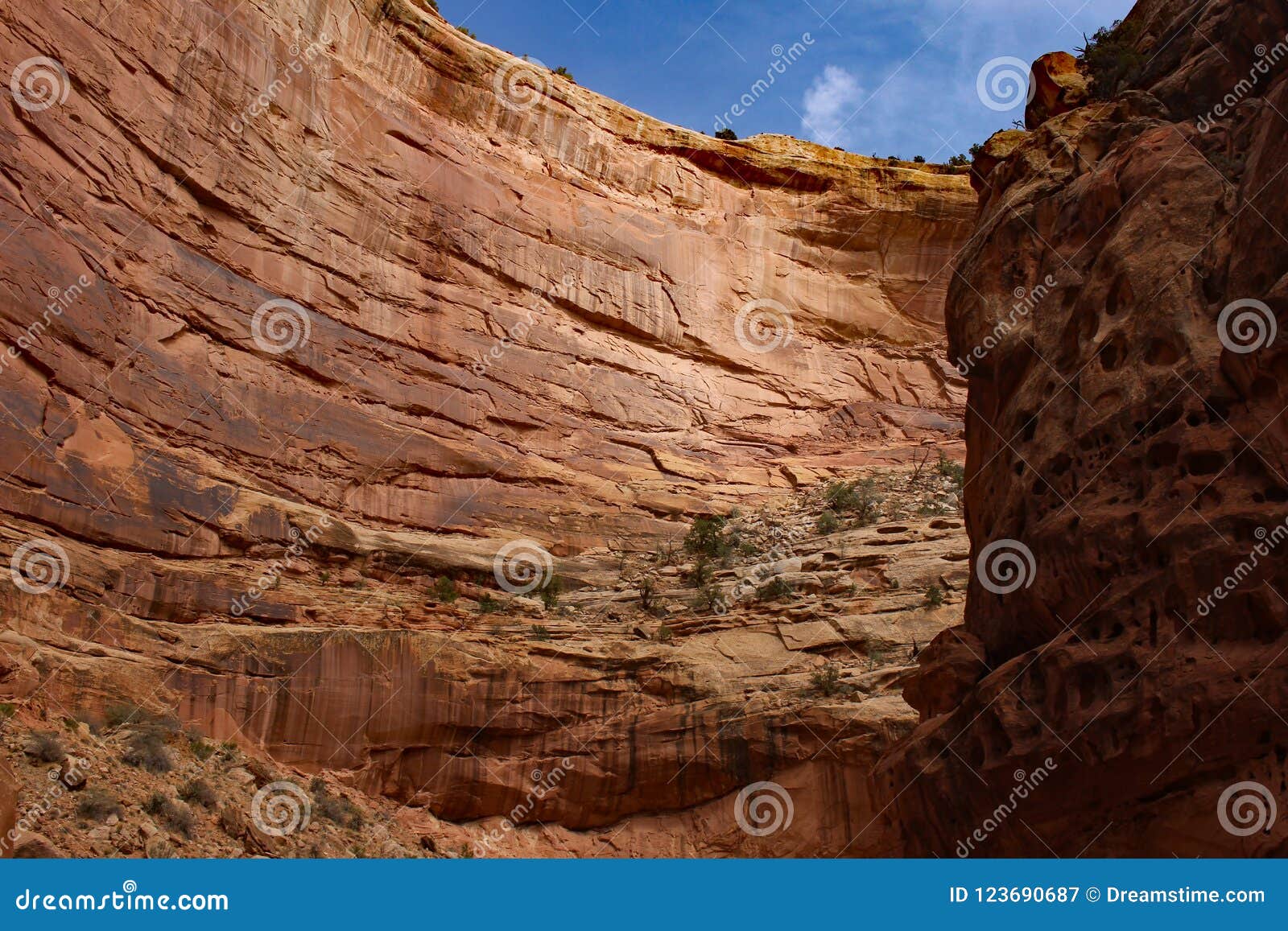 Circular Canyon stock image. Image of canyon, scenery - 123690687
