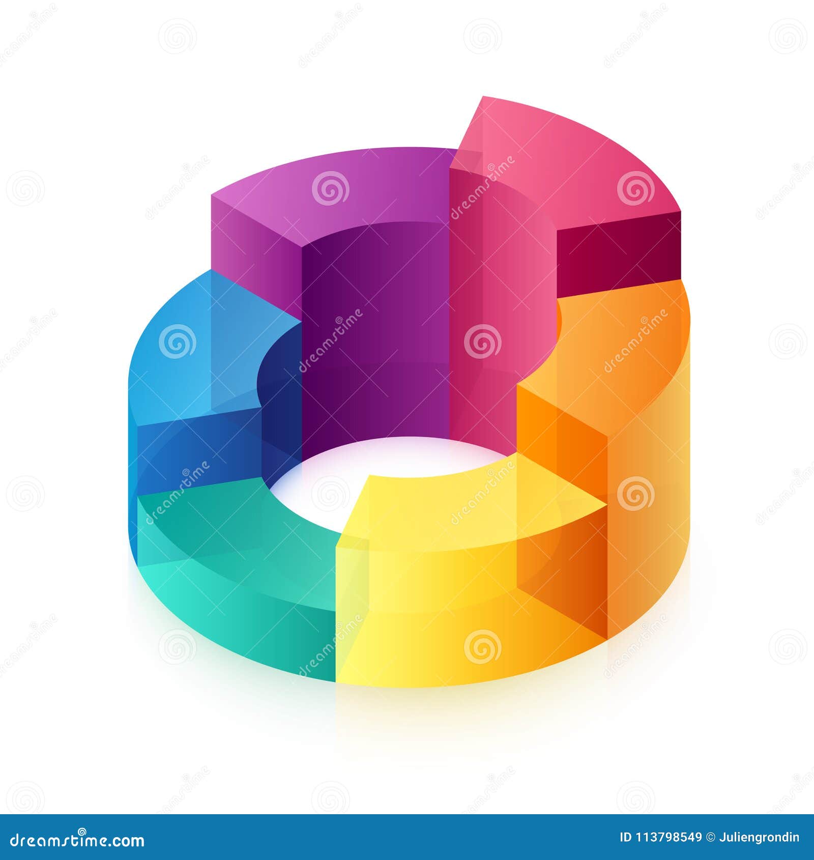 Circular chart icon stock illustration. Illustration of graphic - 113798549