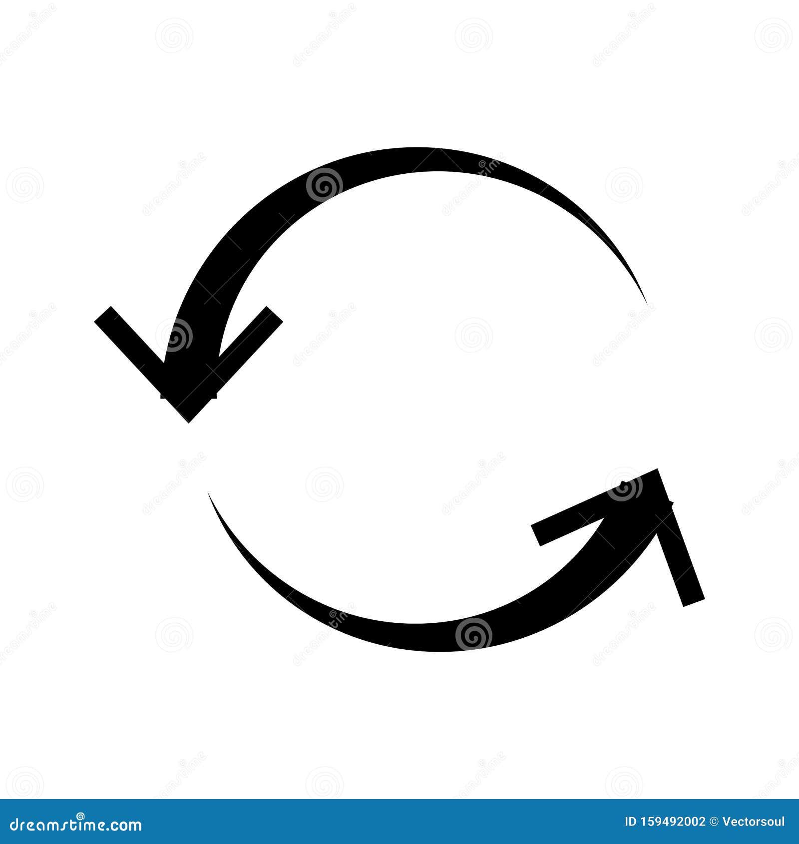 Circular, Circle Arrow Left. Radial Arrow Icon, Symbol ...