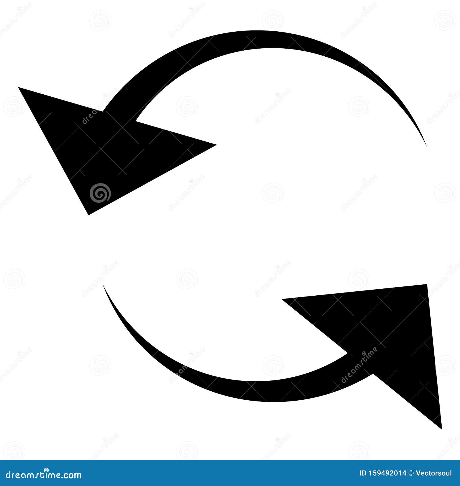 Circular, Circle Arrow Left. Radial Arrow Icon, Symbol ...