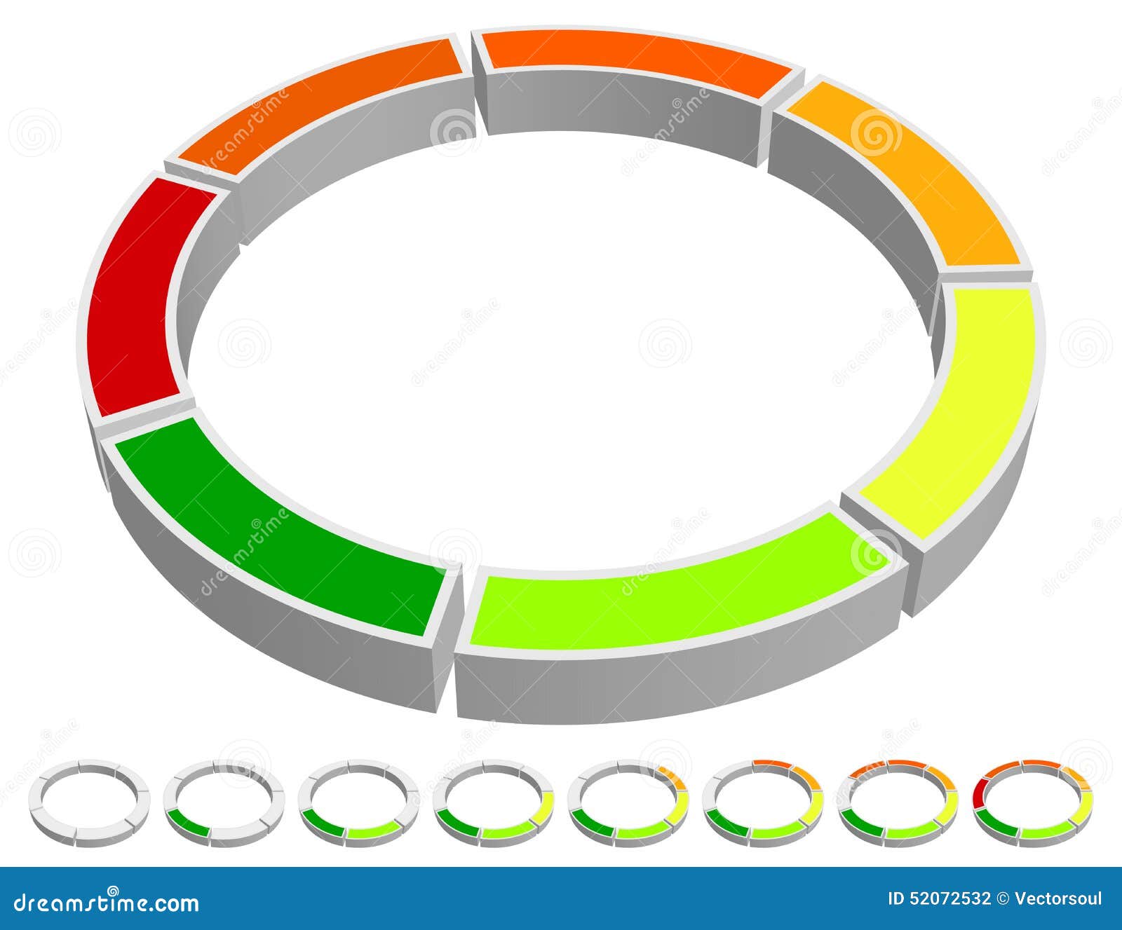 Circular-Circle Progress Indicator. Chart, Info Graphics / Prese Stock ...