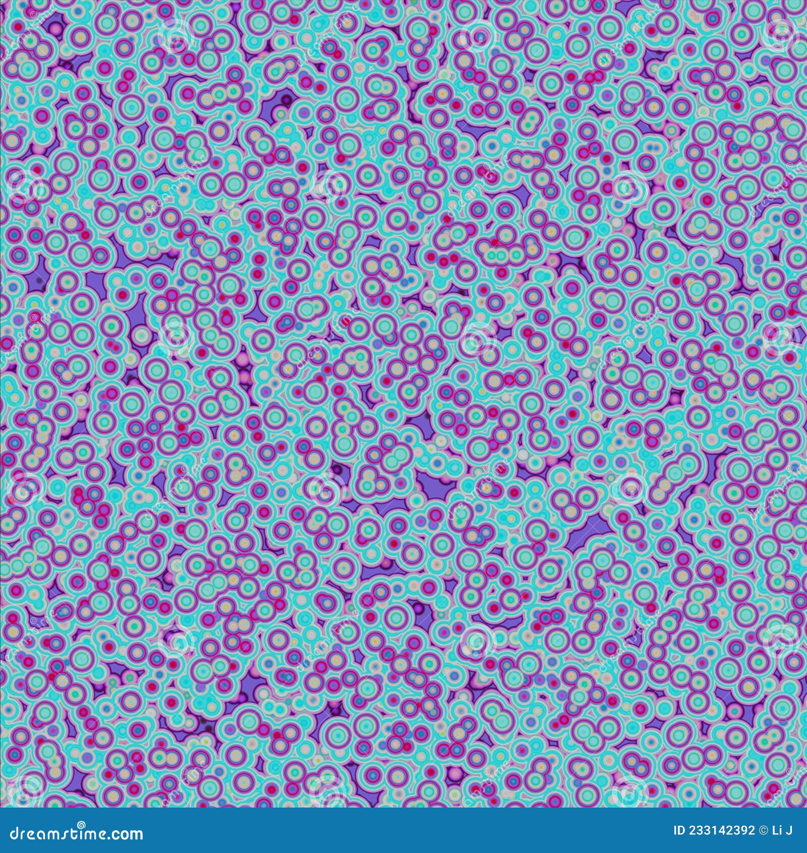 Circular Color Spots Pattern Texture Stock Illustration - Illustration ...