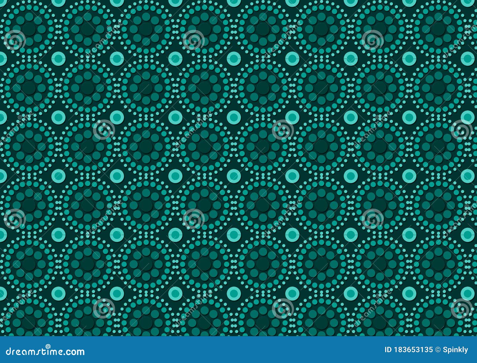 Circular Colored Pattern Design for Wallpaper Stock Illustration ...