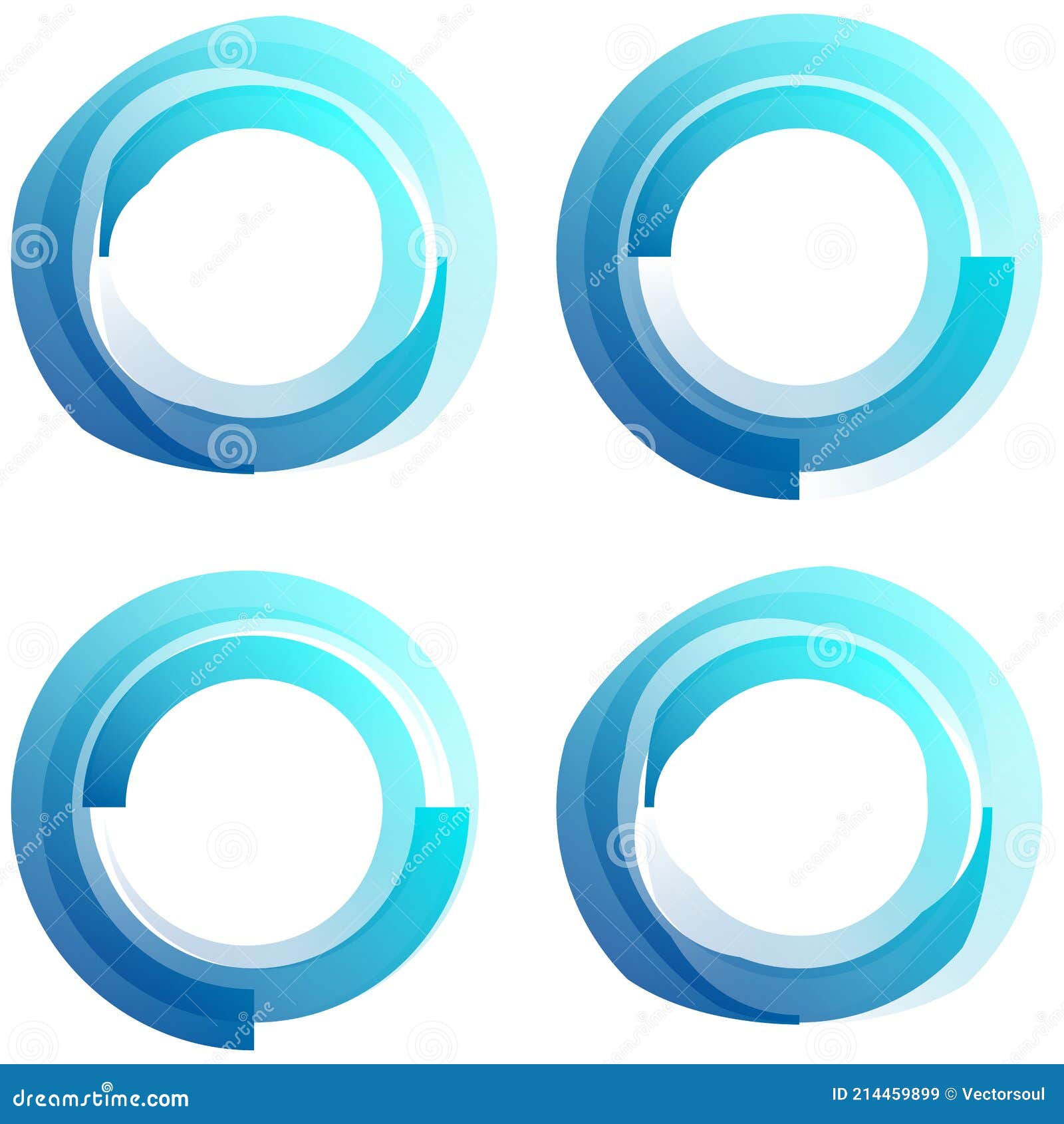 Circular, Concentric Element. Abstract Circle. Preloader, Crosshair ...