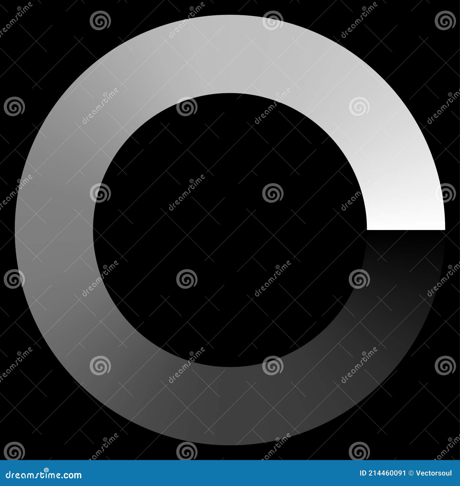 Circular, Concentric Element. Abstract Circle. Preloader, Crosshair ...