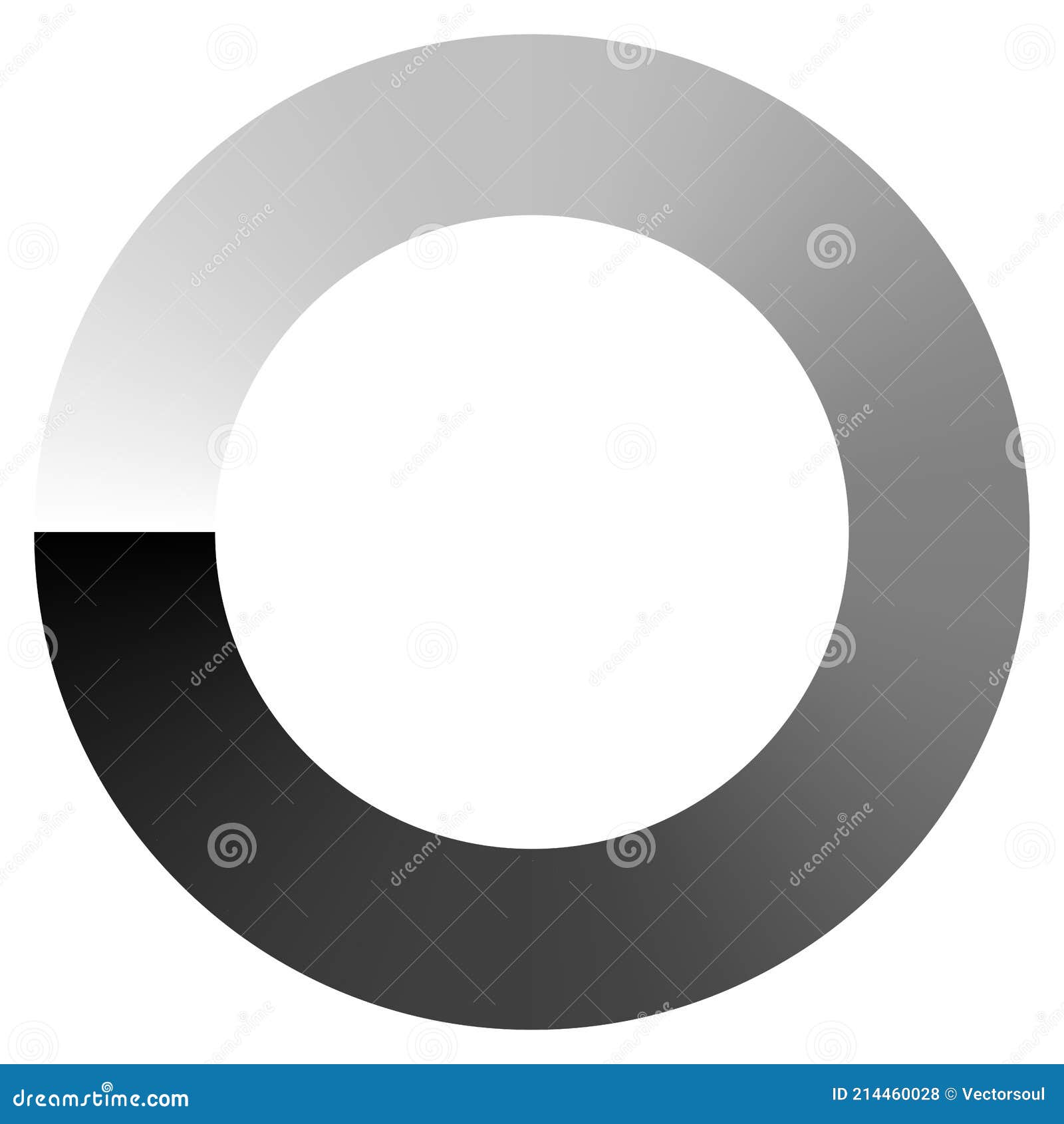 Circular, Concentric Element. Abstract Circle. Preloader, Crosshair, Buffer Shape Stock Vector ...