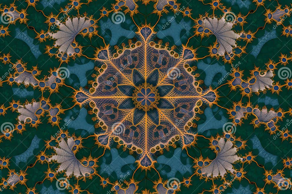 Circular Connected Design Texture with Intricate Patterns Stock ...