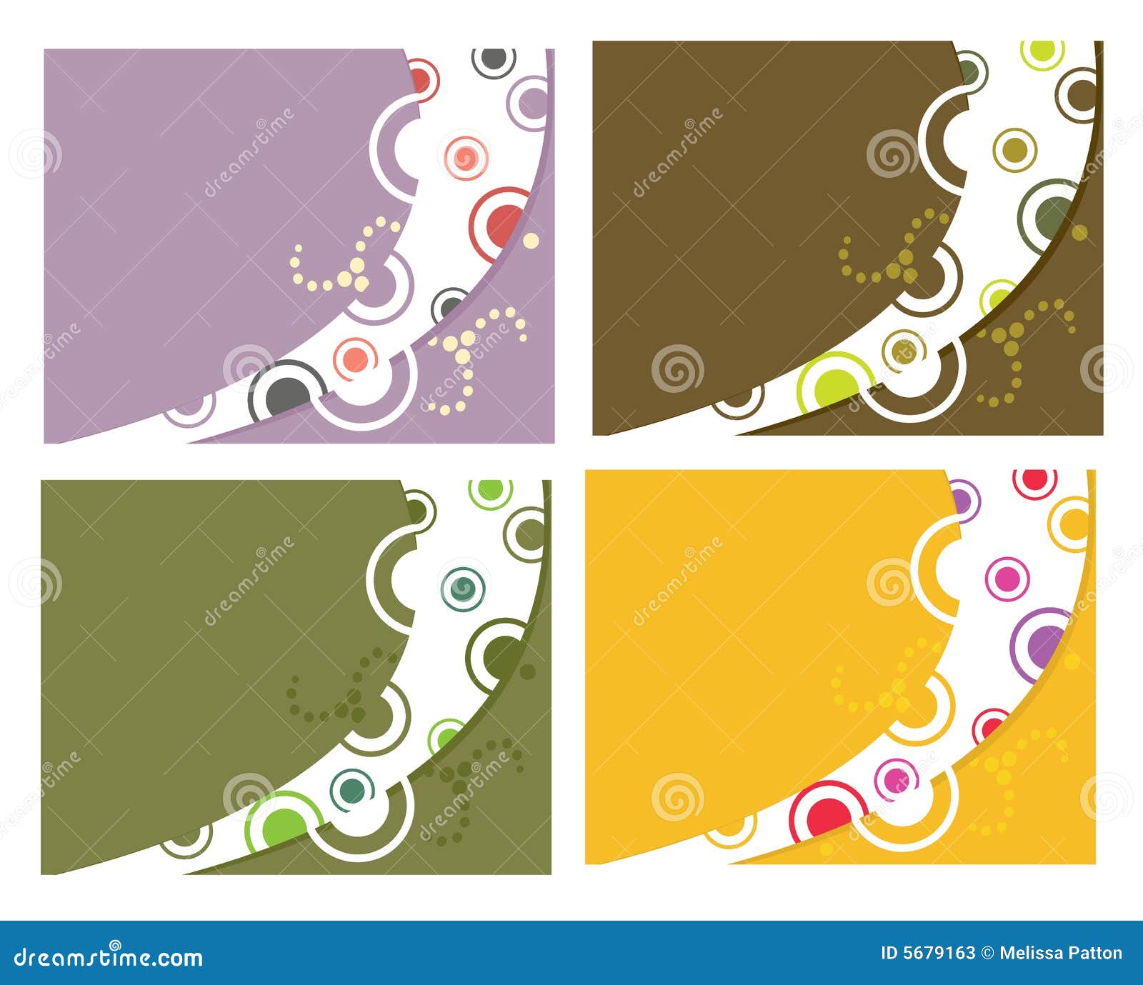 Circular Curved Design Backgro Stock Vector - Illustration of abstract ...
