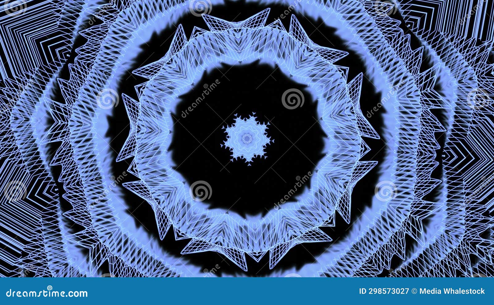 Circular Cyber Pattern with Moving Flashing Lines. Design. Circular ...
