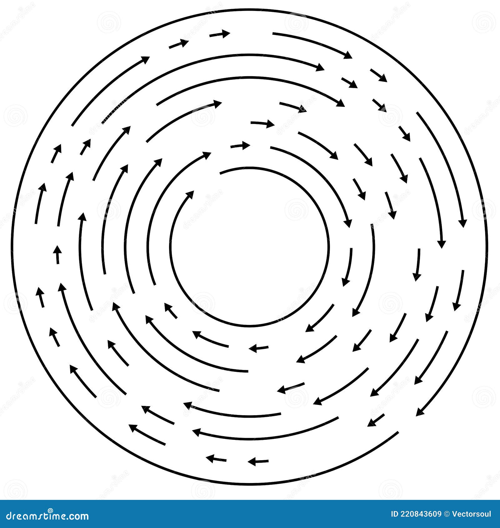 Circular, Cyclic Arrows Circle Element Stock Vector - Illustration of ...