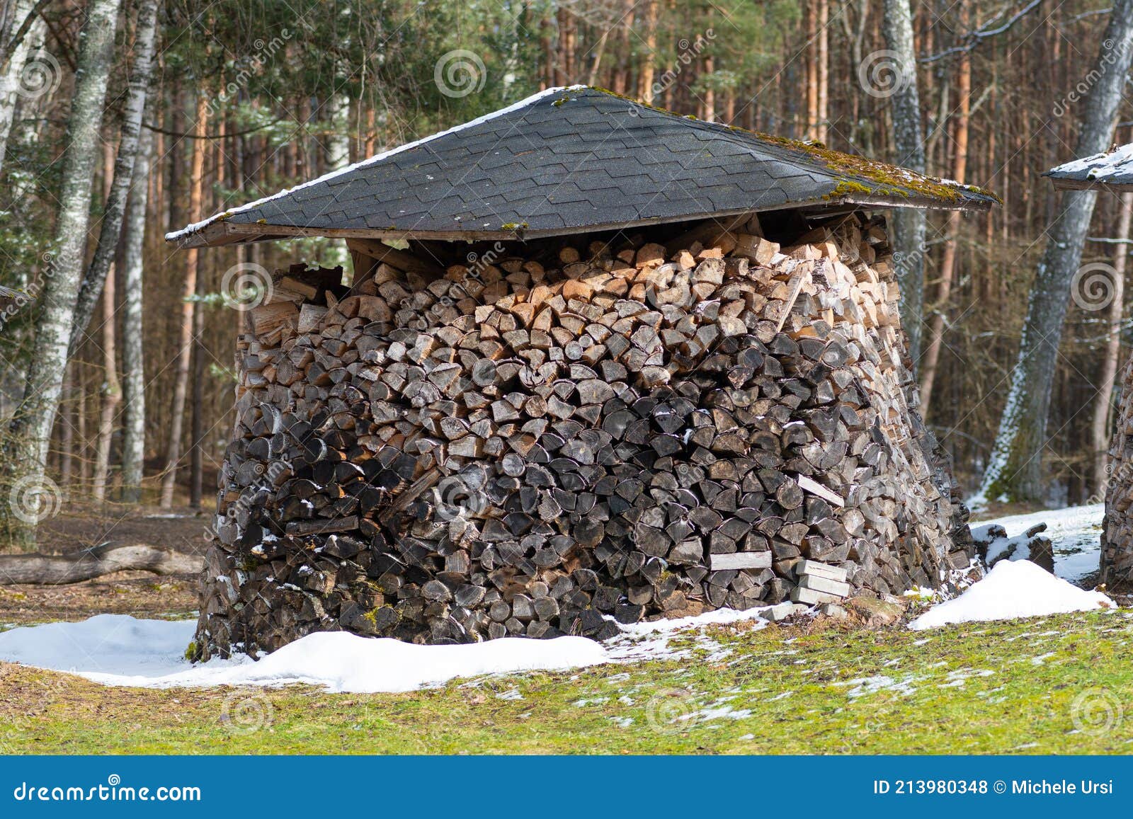 Circular or Cylindrical Structure or Stack Composed of Blocks, Pieces ...