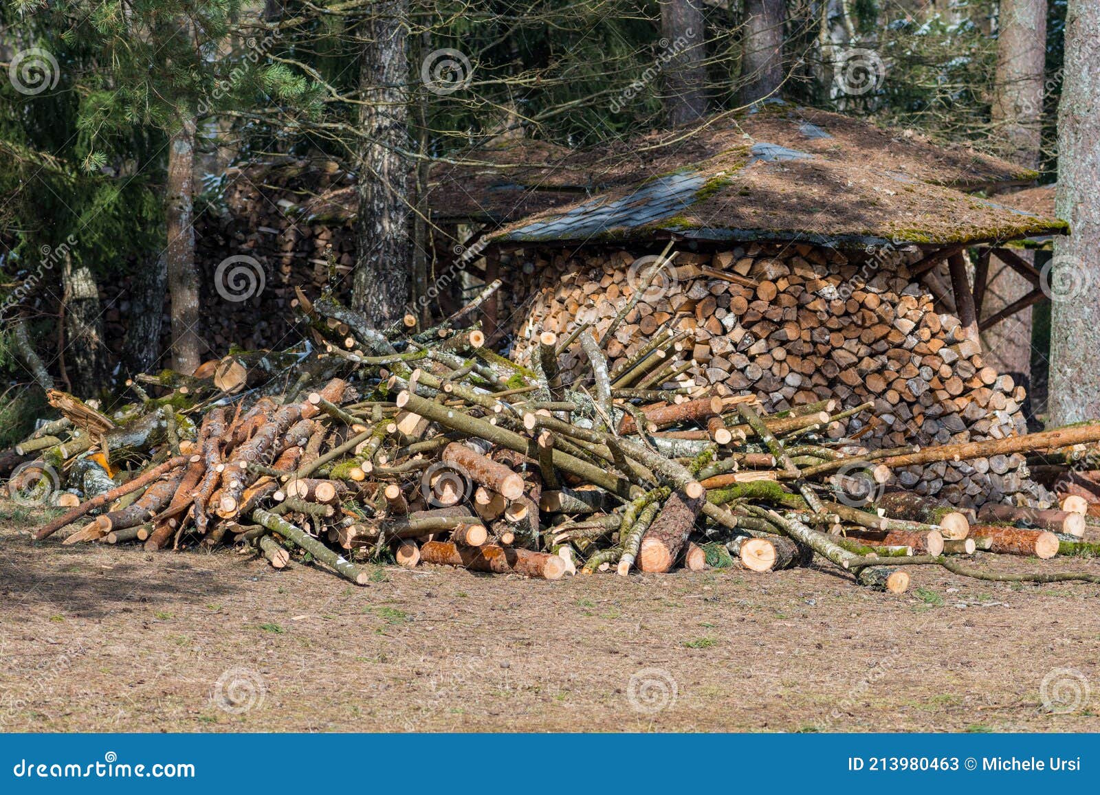 Circular or Cylindrical Structure or Stack Composed of Blocks, Pieces ...