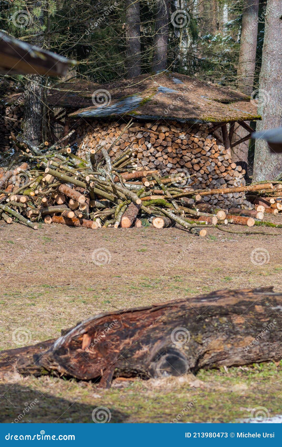 Circular or Cylindrical Structure or Stack Composed of Blocks, Pieces ...