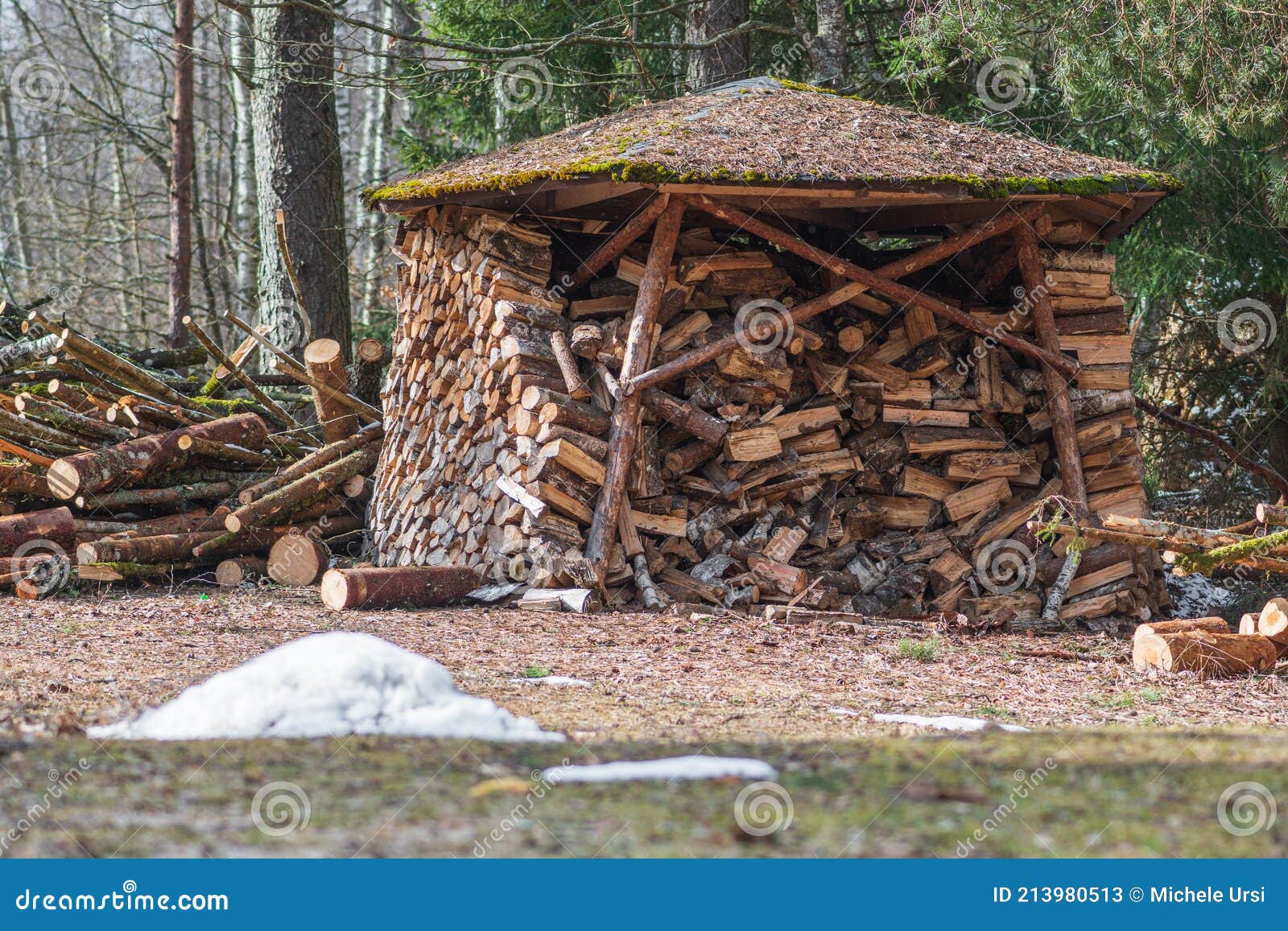 Circular or Cylindrical Structure or Stack Composed of Blocks, Pieces ...