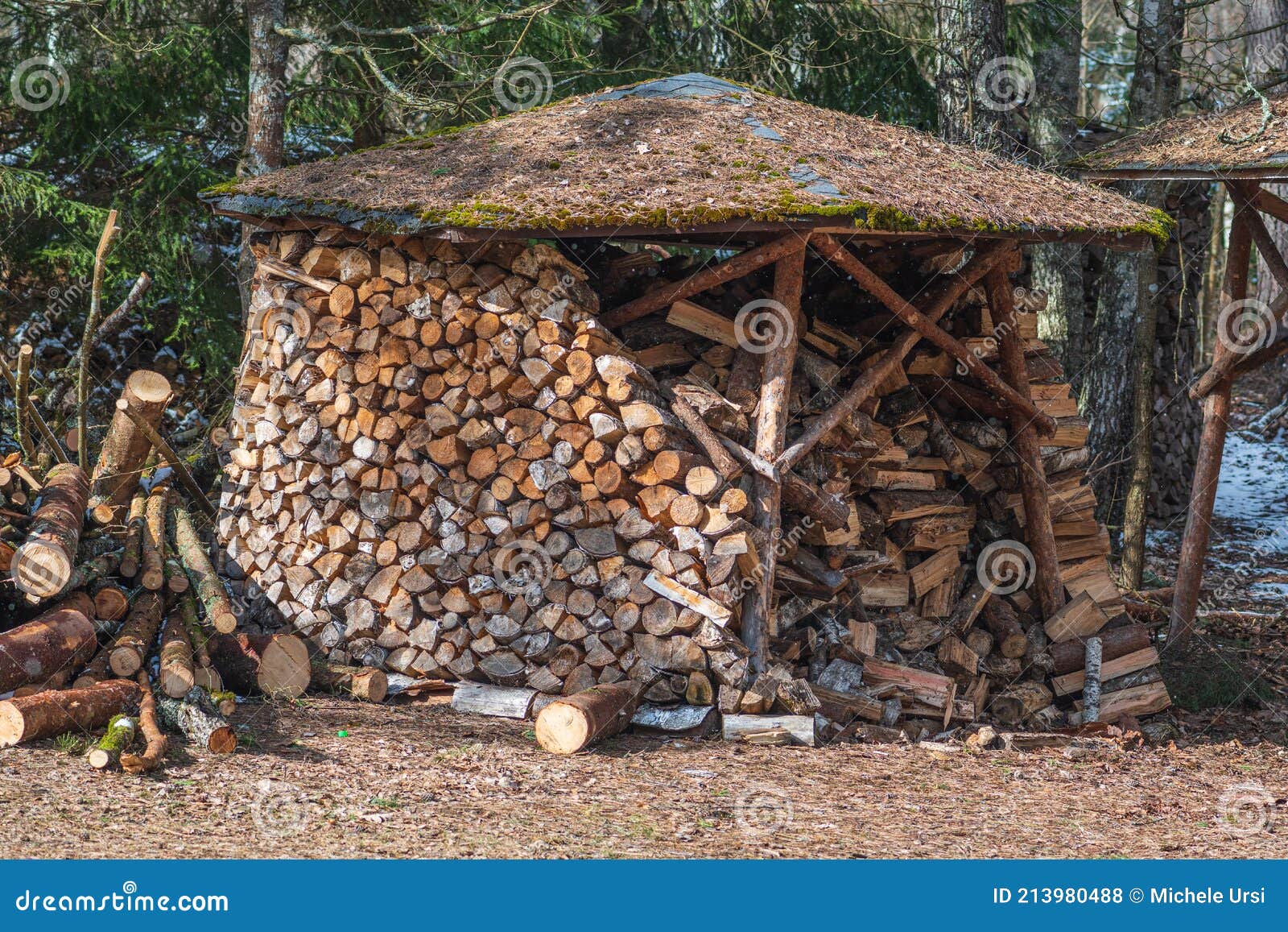 Circular or Cylindrical Structure or Stack Composed of Blocks, Pieces ...