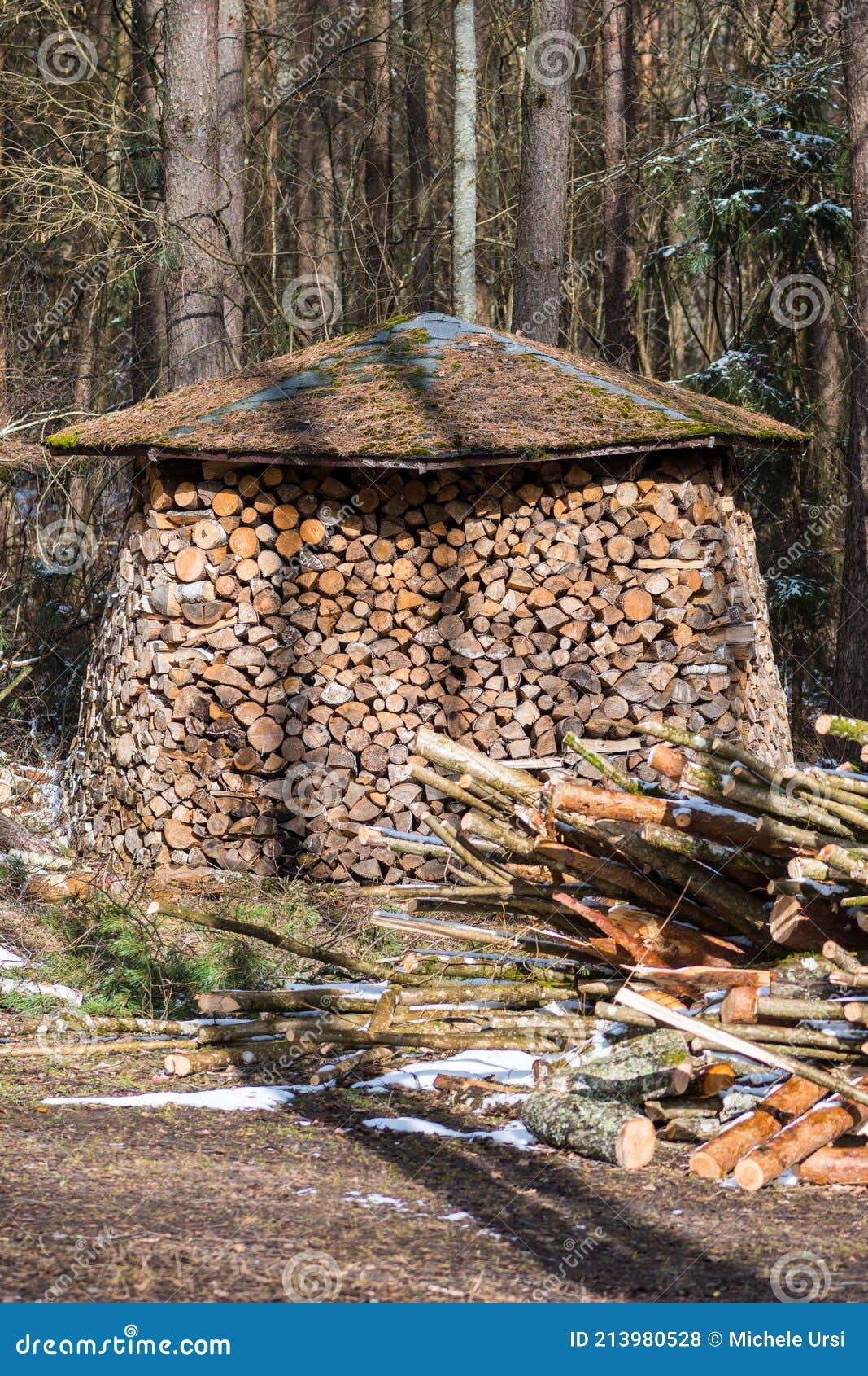 Circular or Cylindrical Structure or Stack Composed of Blocks, Pieces ...