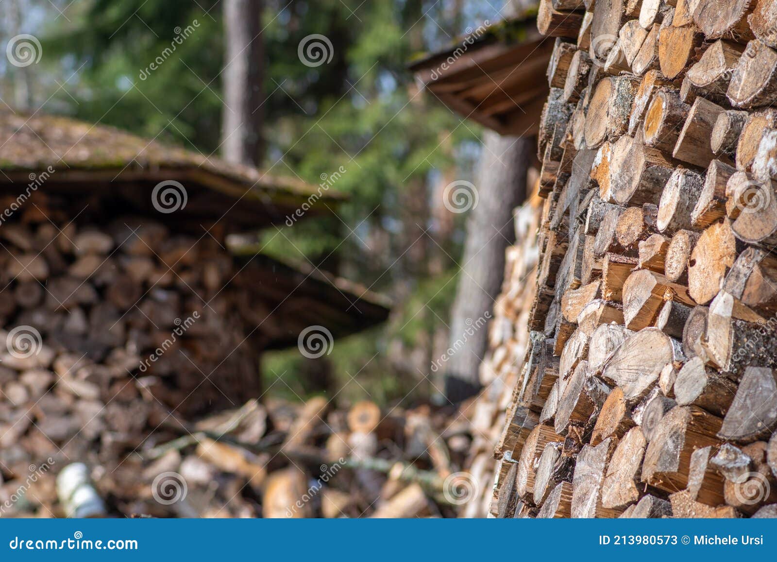 Circular or Cylindrical Structure or Stack Composed of Blocks, Pieces ...