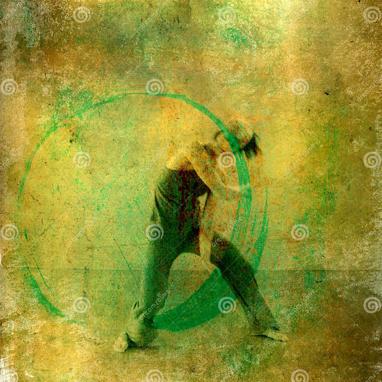 Circular Dancer stock illustration. Illustration of spirit - 7499037
