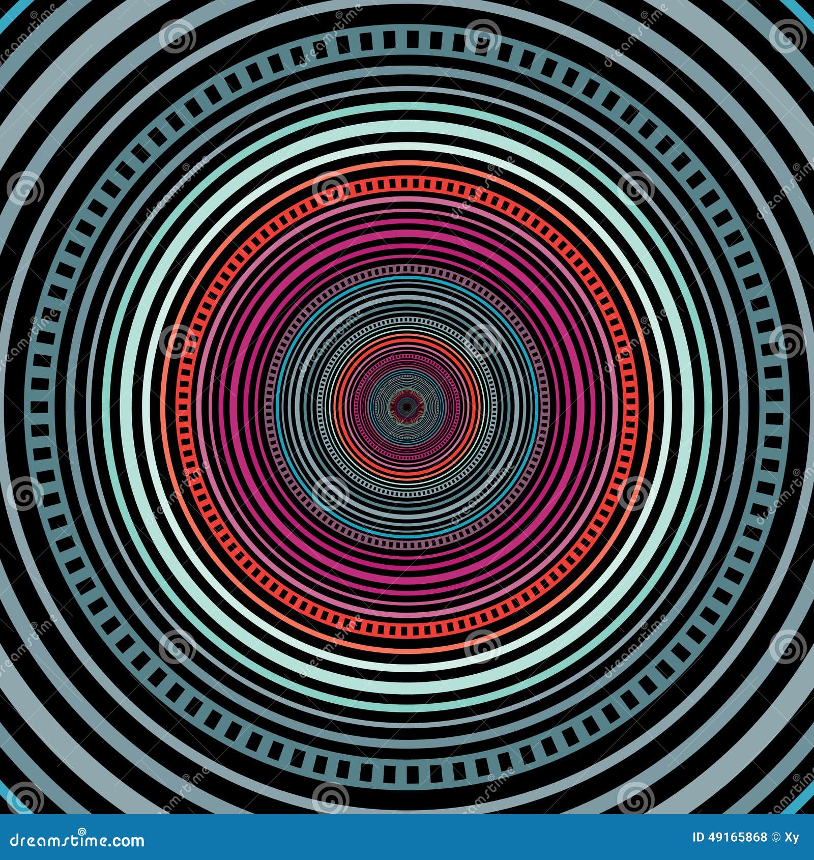 Circular Design stock vector. Illustration of geometric - 49165868