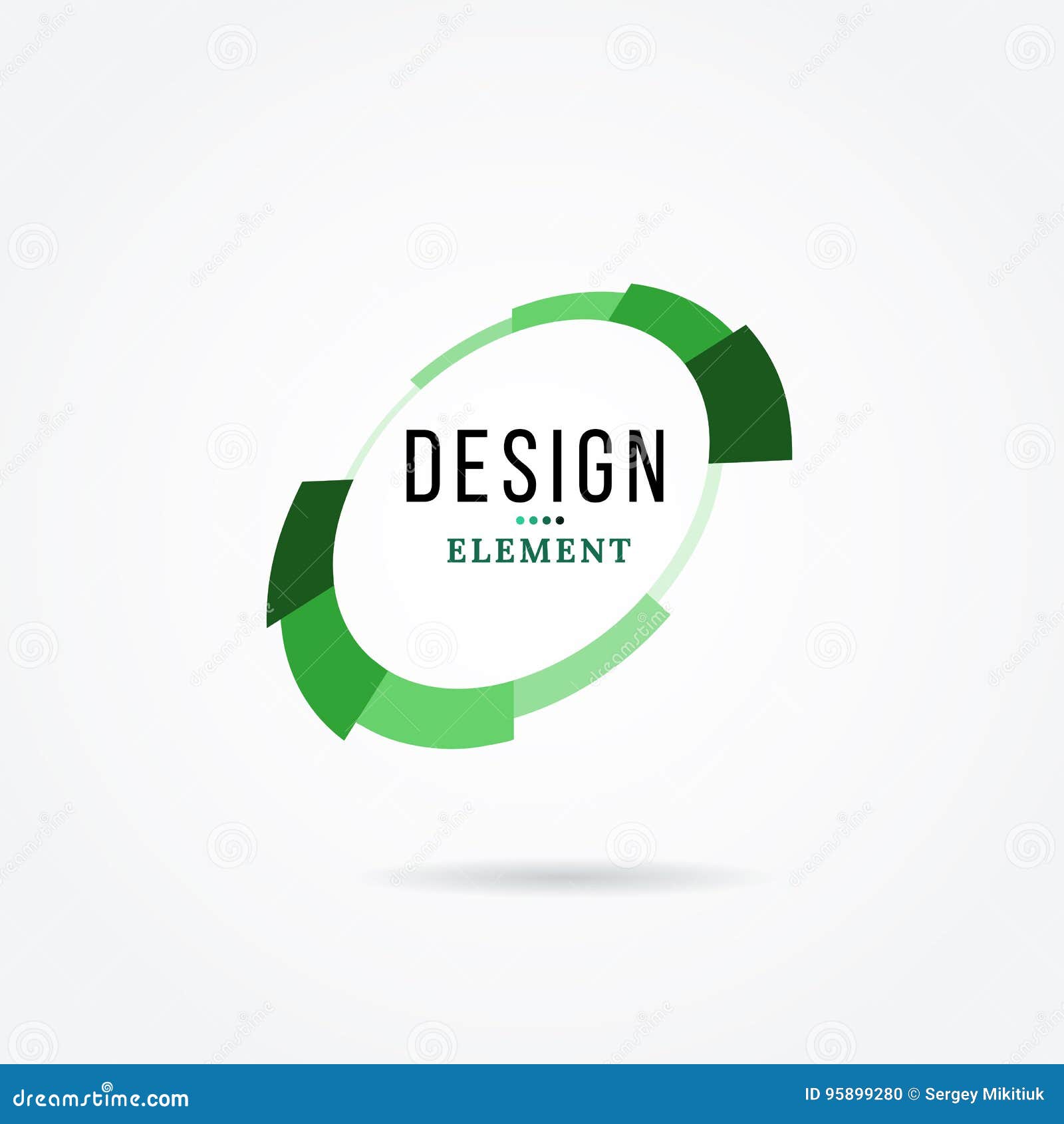 Circular Design Element. Abstract Vector Illustration with Preload Bar ...