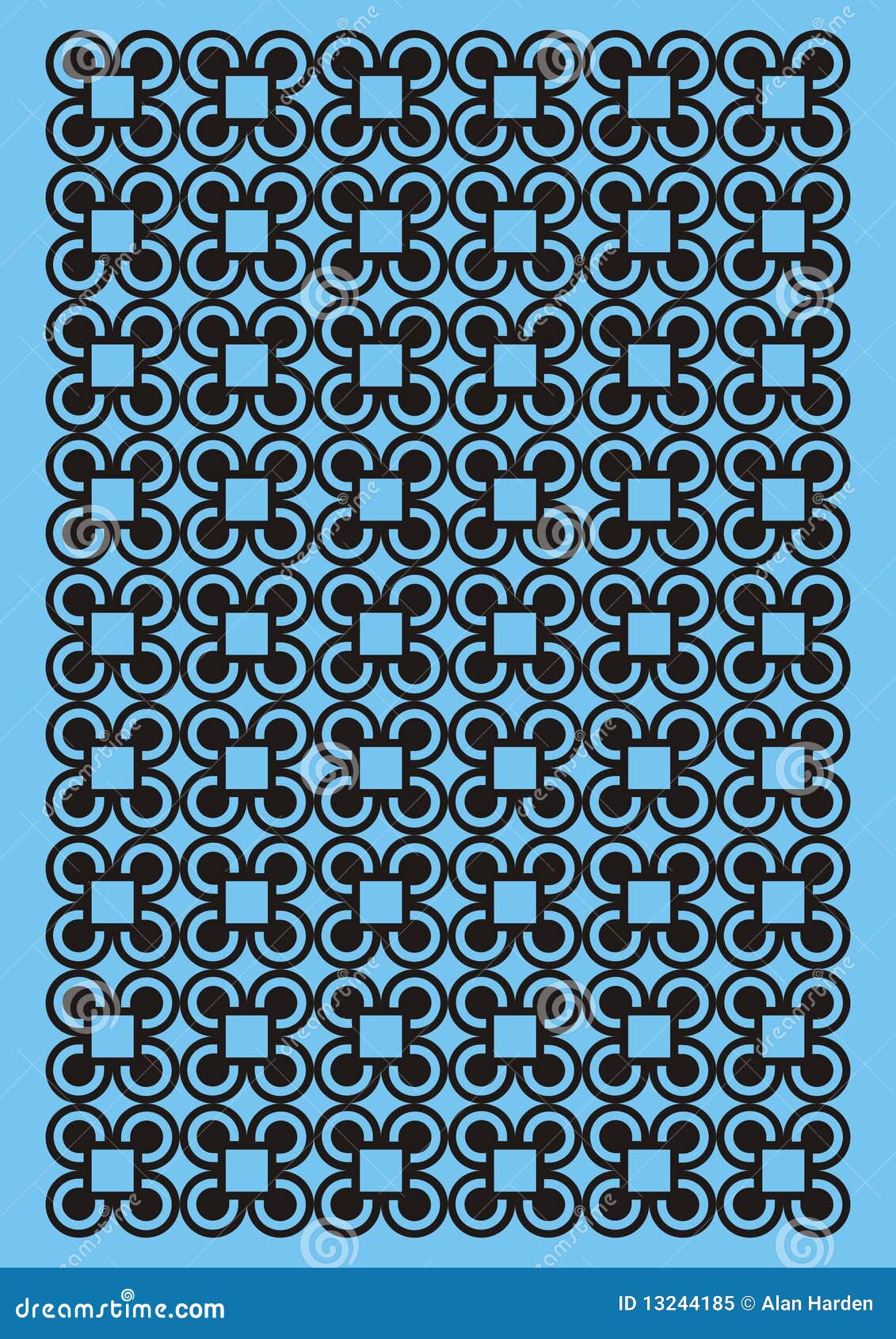 Circular Design with Squares Stock Illustration - Illustration of print ...