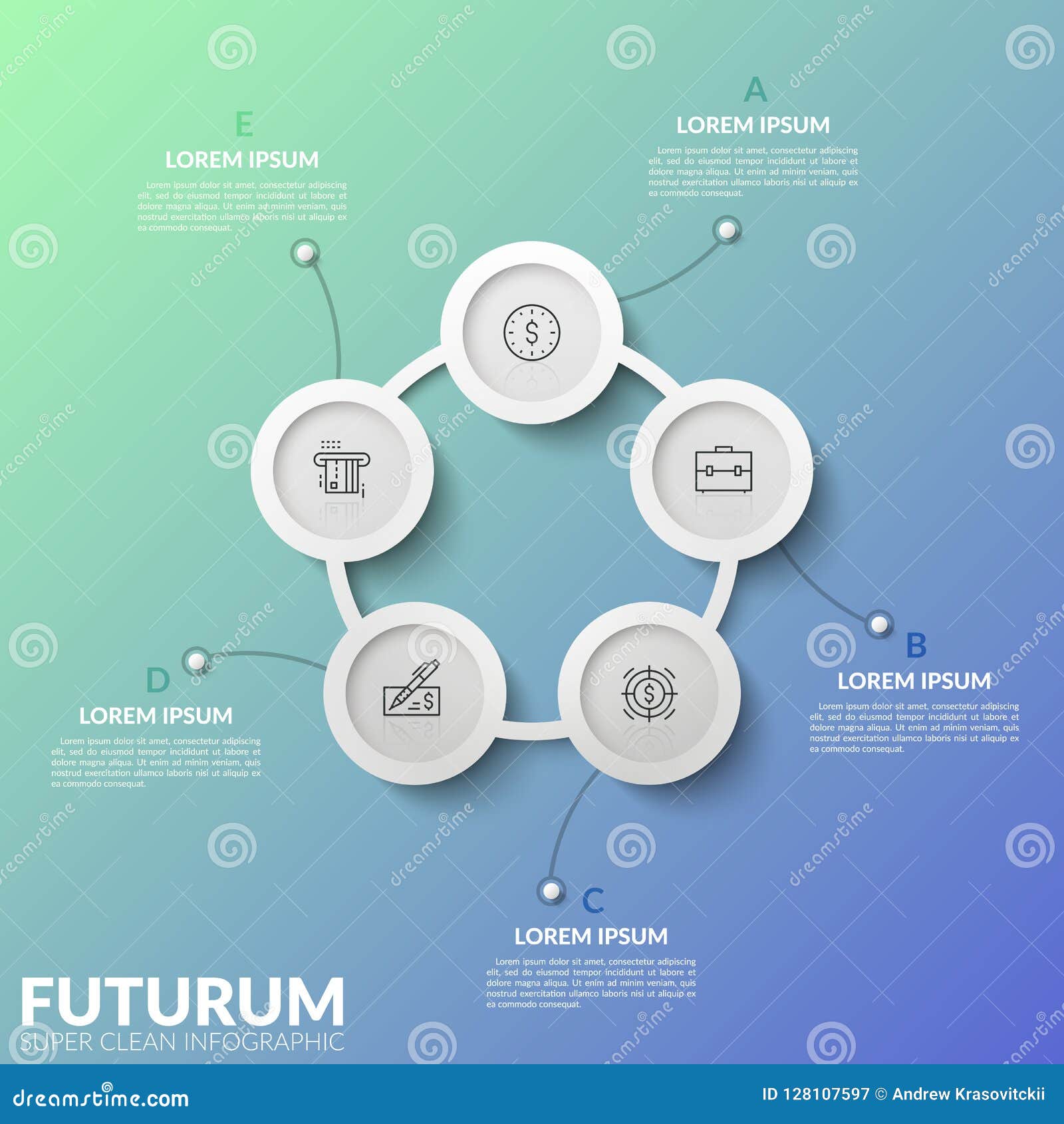 Modern Infographic Design Template Stock Vector - Illustration of ...
