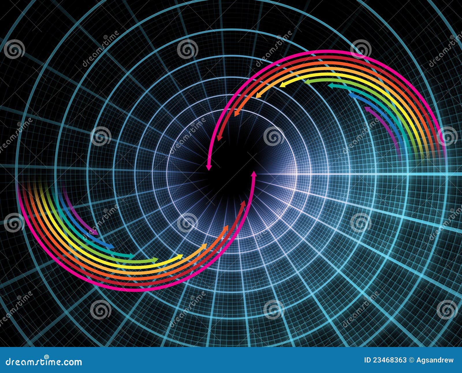 Circular Directions stock illustration. Illustration of direction ...