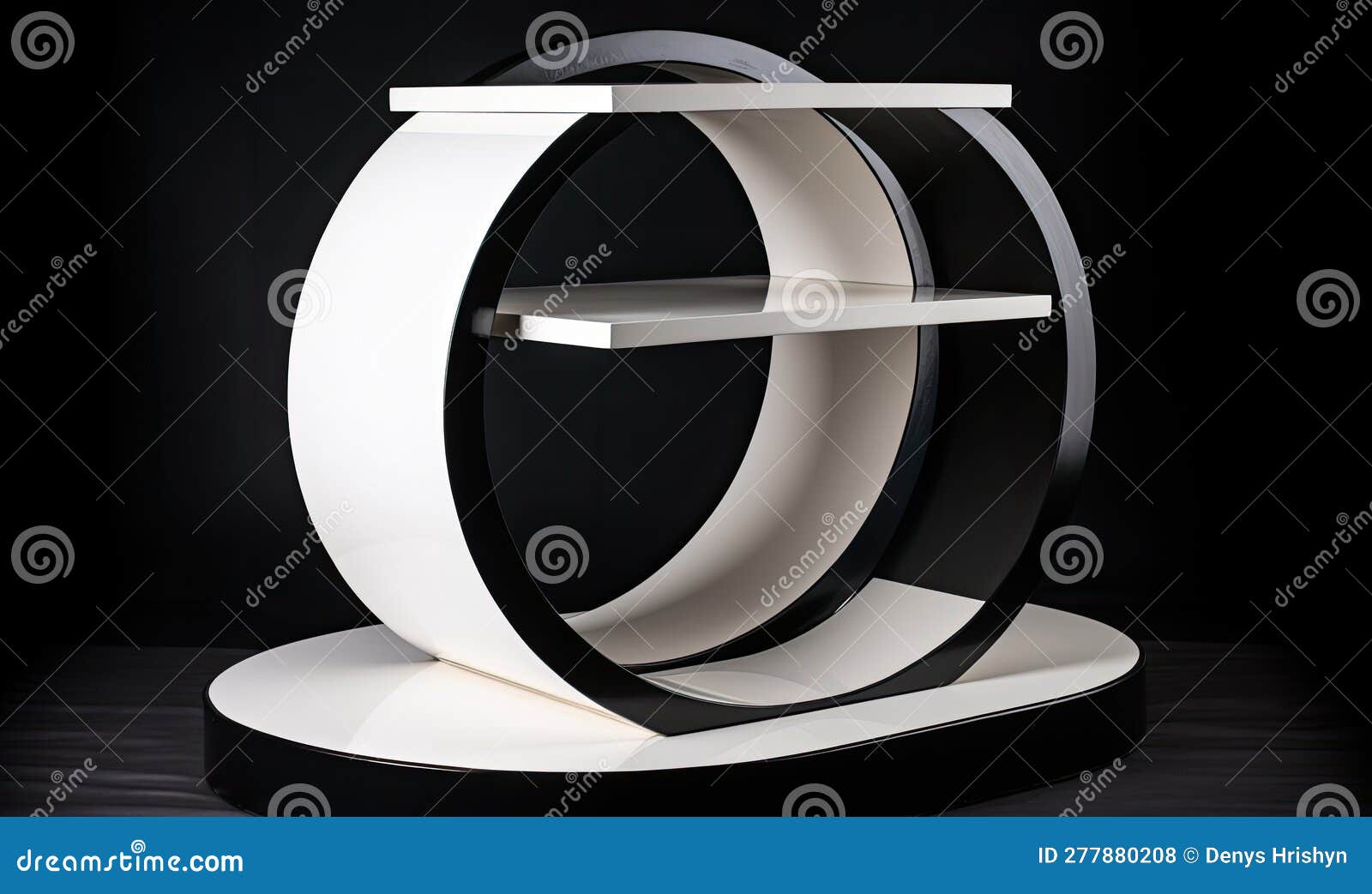 Circular Display Stand for Showcasing Products Creating Using ...