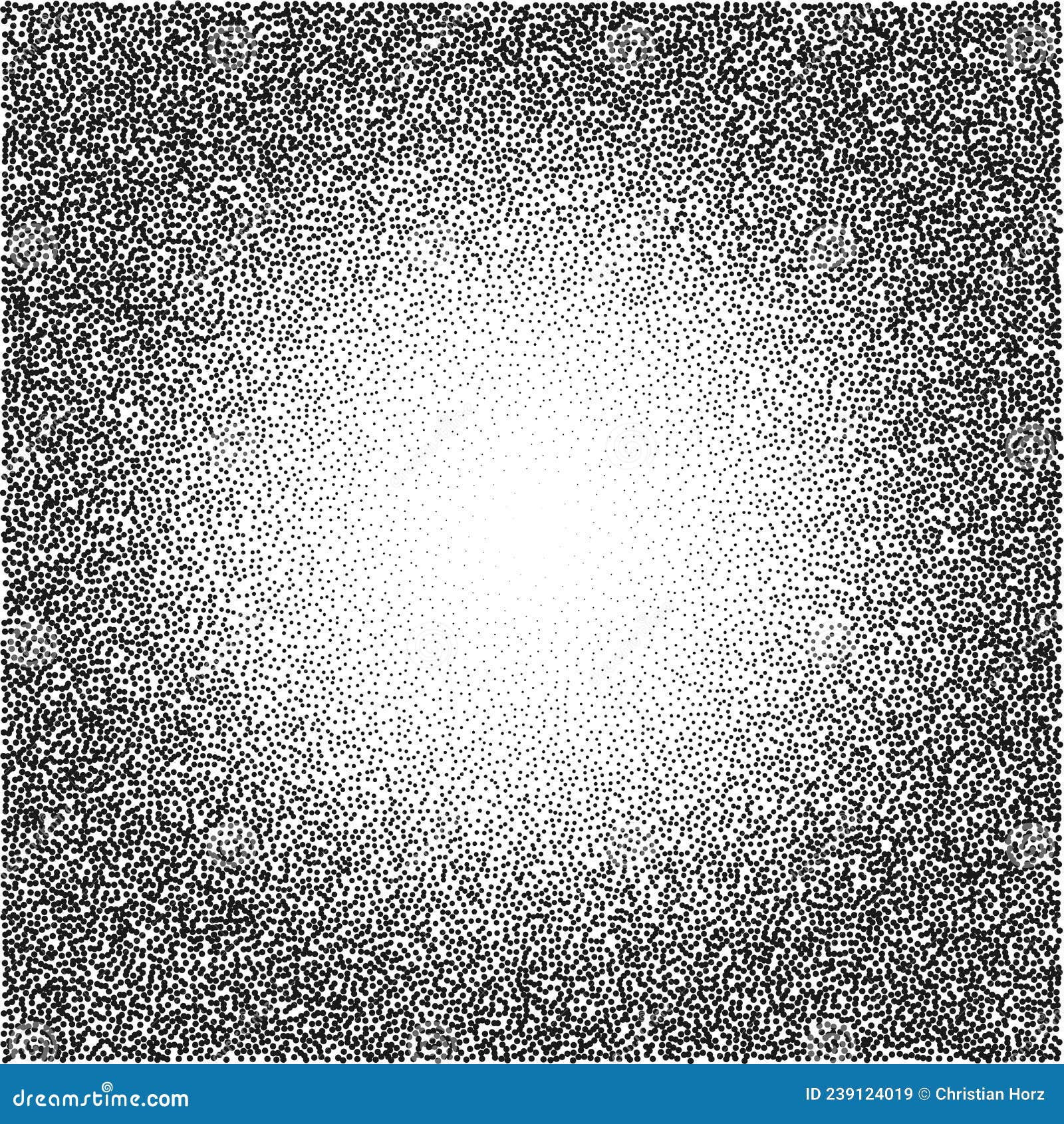 Circular Dot or Stipple Gradient Background Stock Vector - Illustration ...