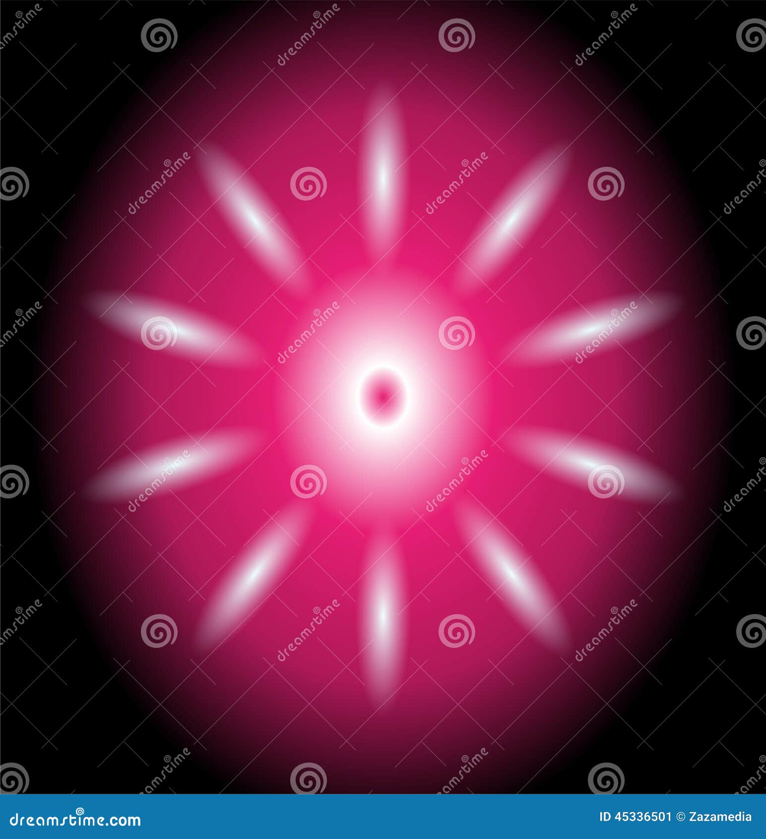 Circular Dotted Vector Pink Ray Background Stock Illustration ...