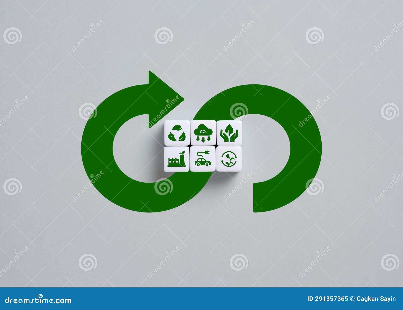 Circular Economy and Environmental Sustainability Stock Image - Image ...