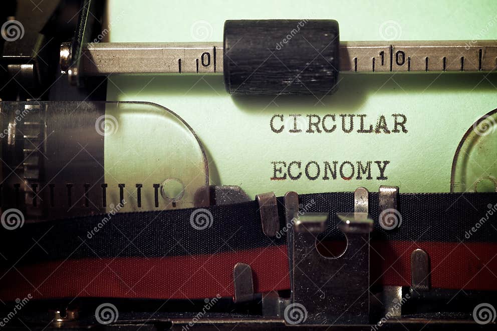 Circular economy phrase stock image. Image of sentence - 203785015