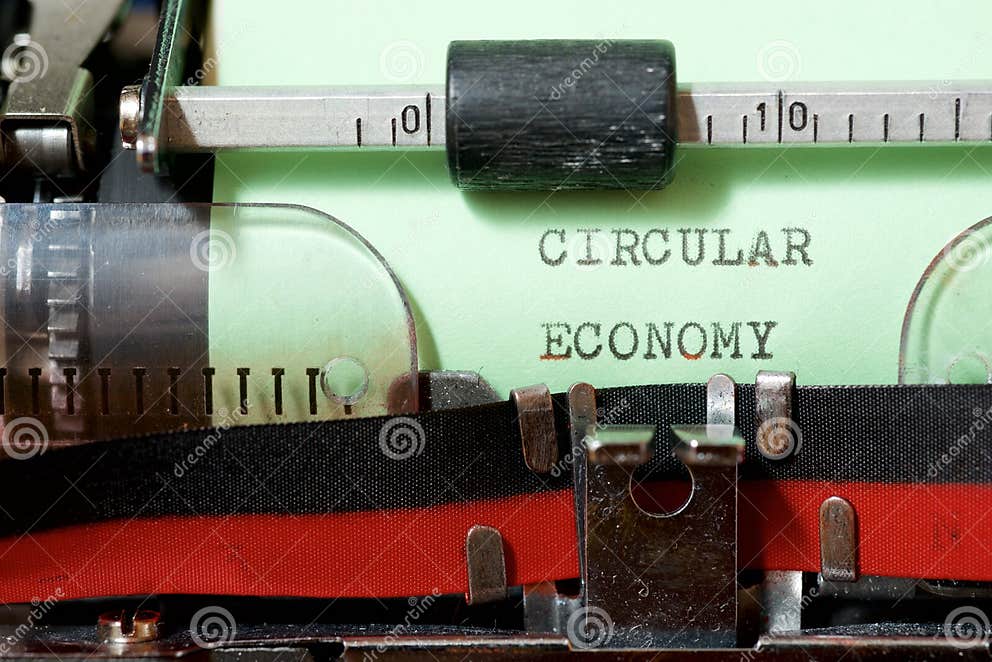 Circular economy phrase stock image. Image of conceptual - 203785025