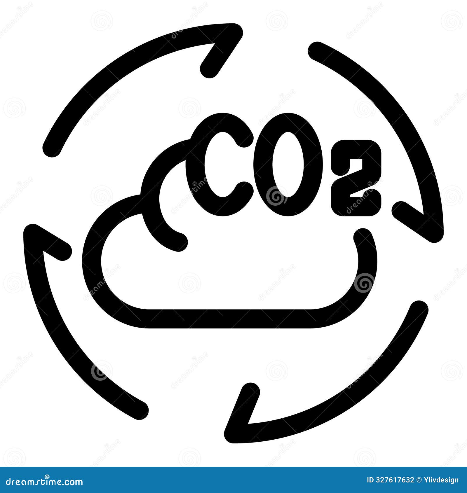 Circular Economy Reducing Co2 Emissions Icon Stock Vector - Illustration of global, ecology ...