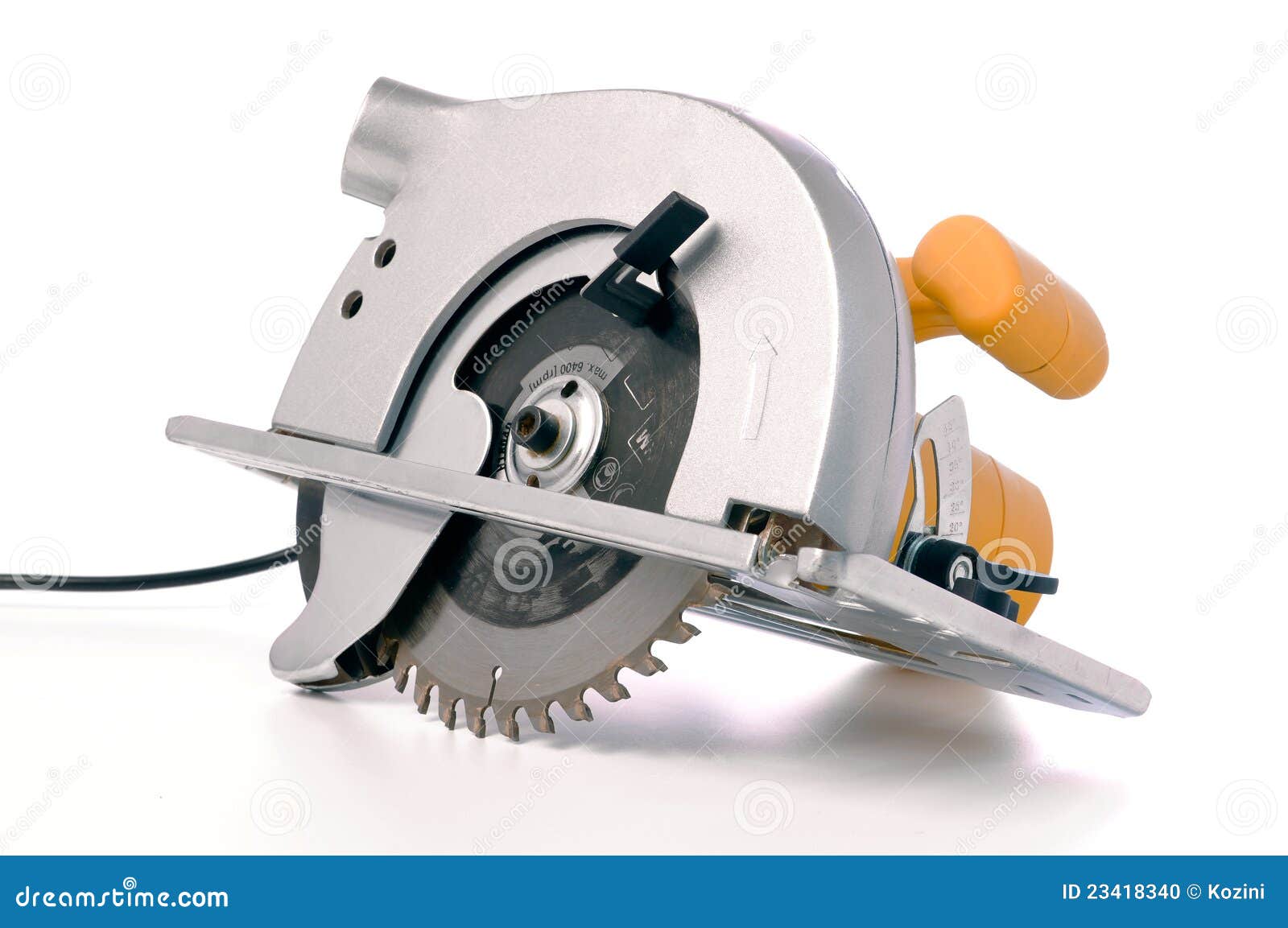 Circular electric saw stock photo. Image of equipment - 23418340