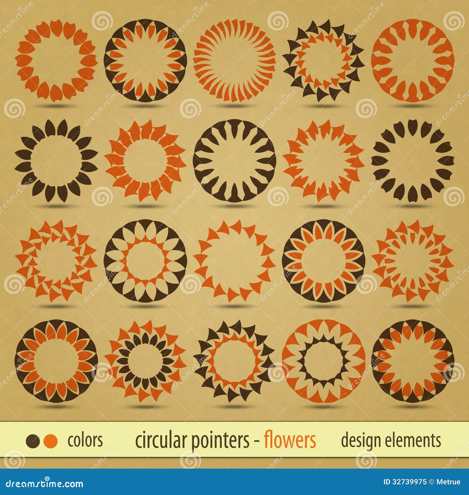 Circular elements stock vector. Illustration of isolated - 32739975