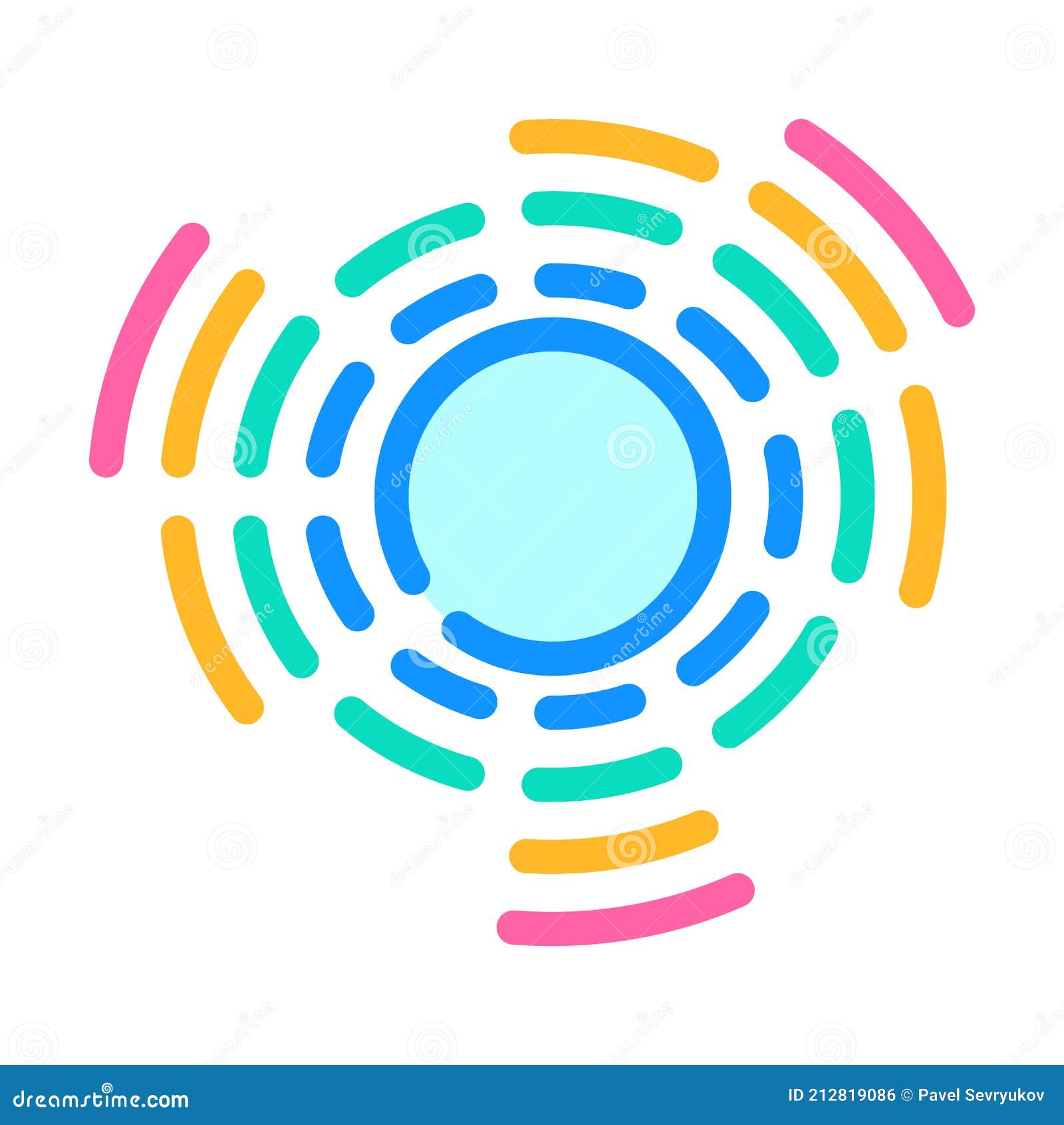 Equalizer Color Band In The Colors Of The Rainbow. Color Equalizer On A ...