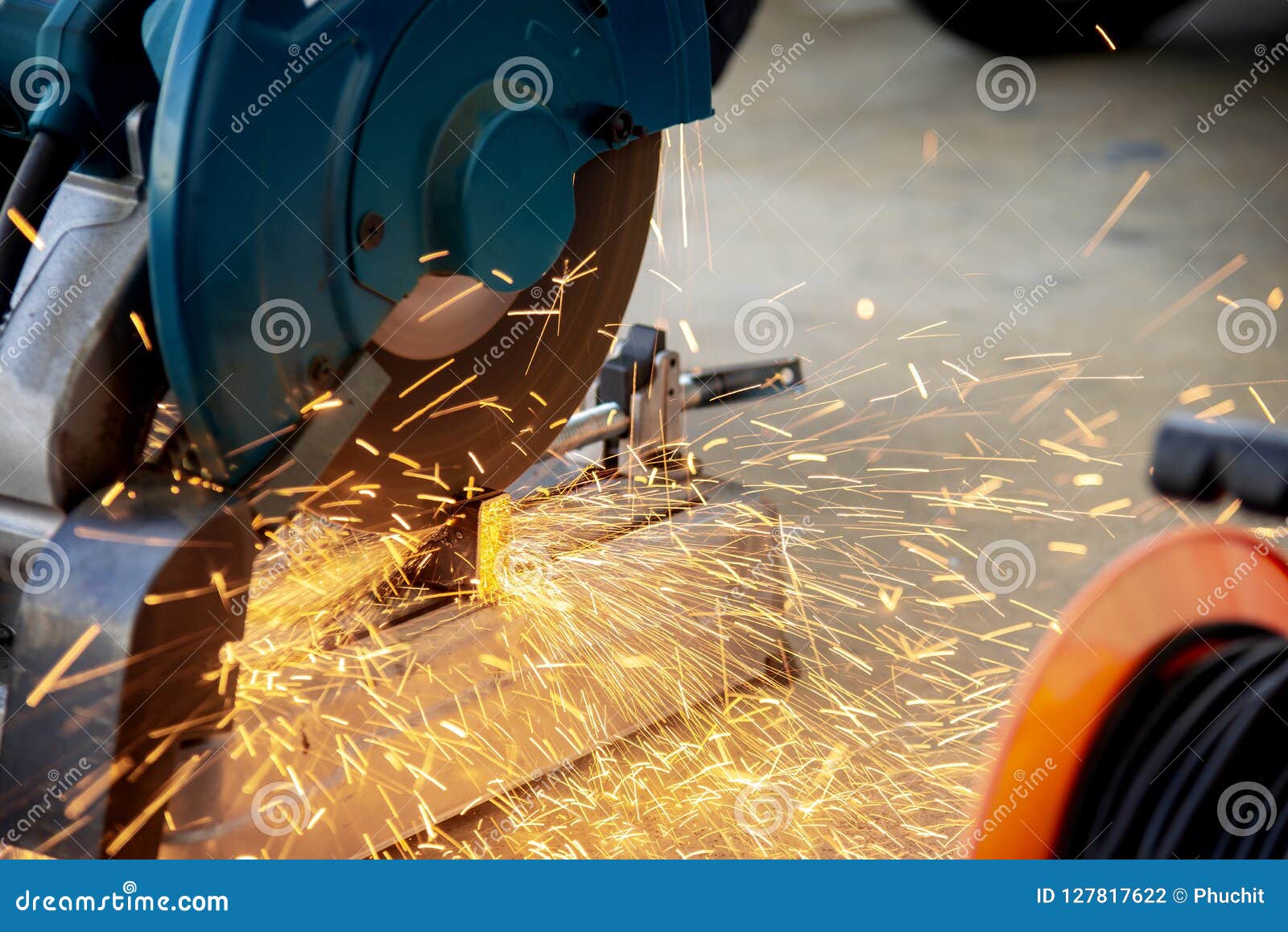 Circular Fiber Blade Sawing Machine . Stock Photo - Image of fiber ...