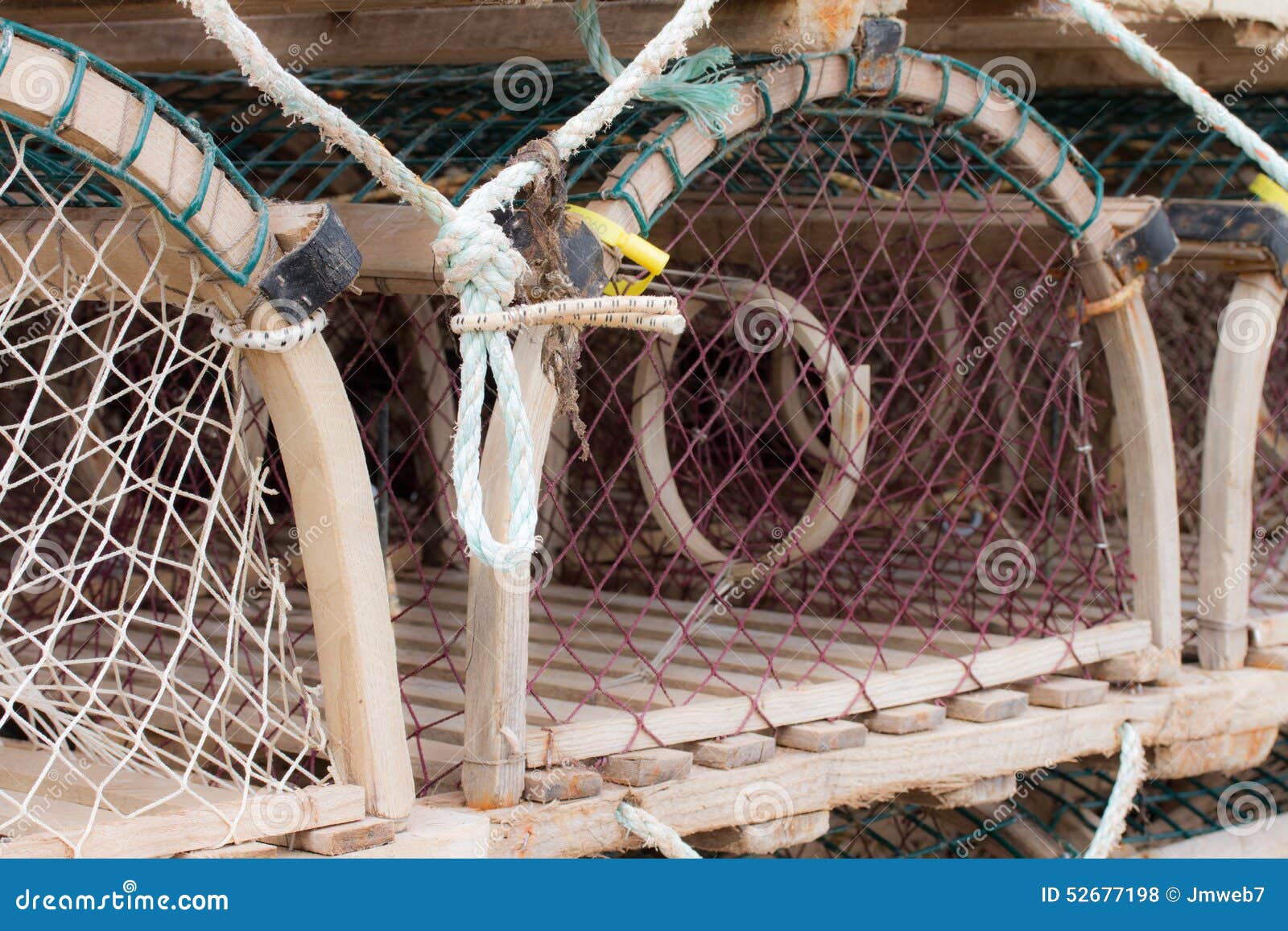 Circular Fish Traps stock photo. Image of lobster, group - 52677198