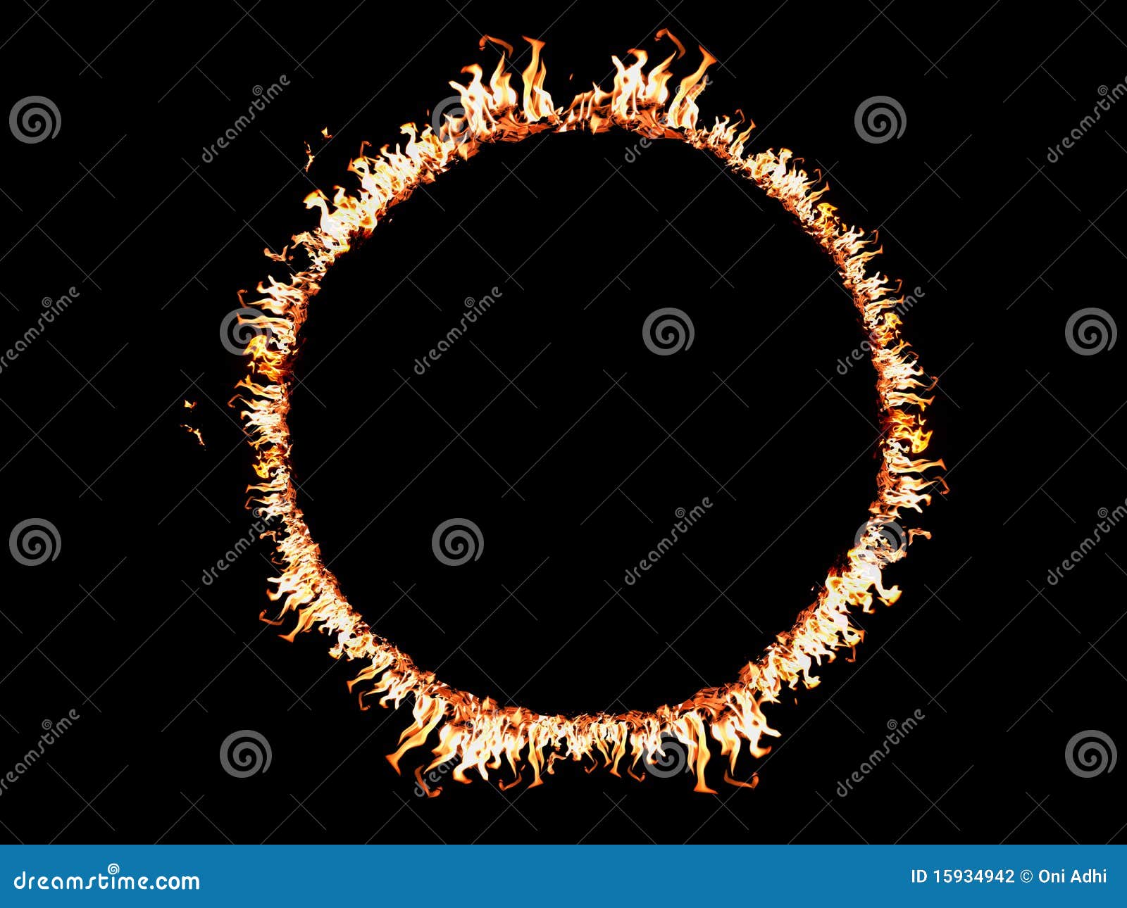 Circular flames stock illustration. Illustration of heat - 15934942