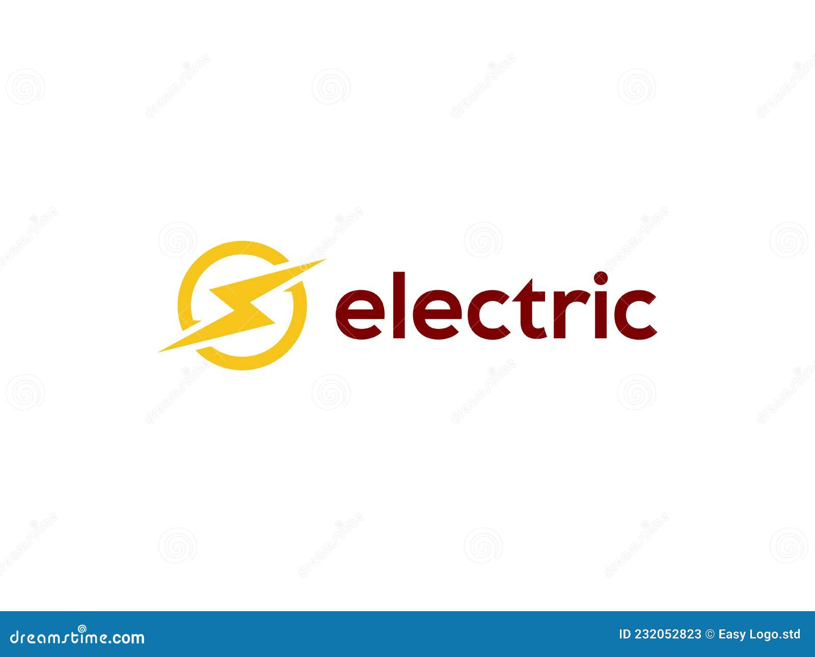 Circular Flash Thunder Energy Electric Simple Yet Clean Professional ...