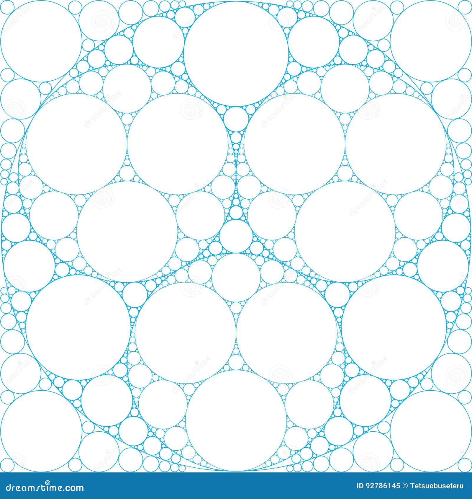 Circular fractal stock vector. Illustration of harmony - 92786145