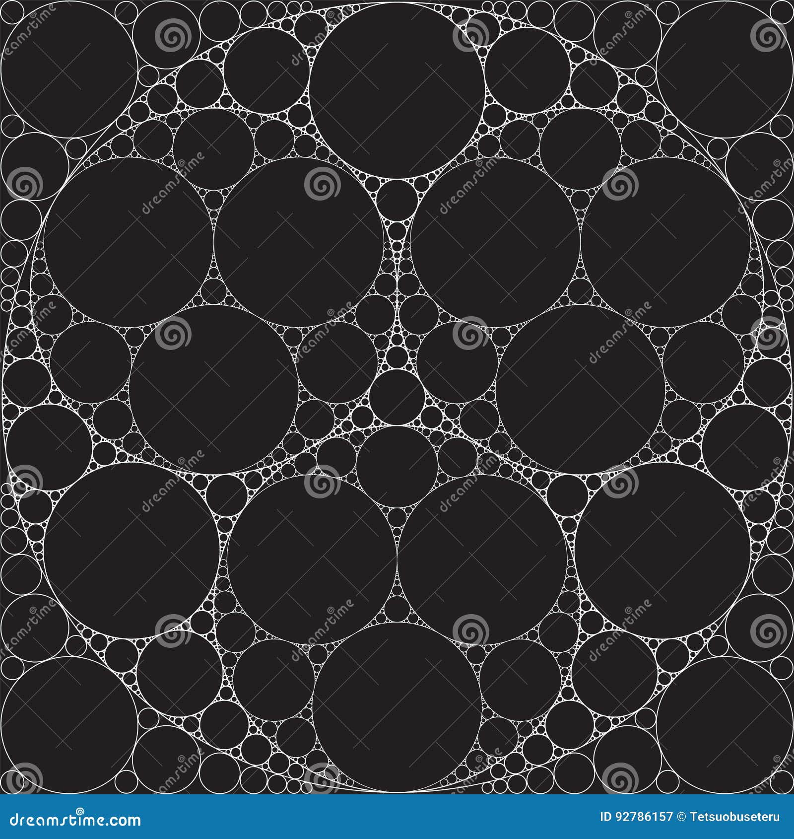 Circular fractal stock vector. Illustration of model - 92786157