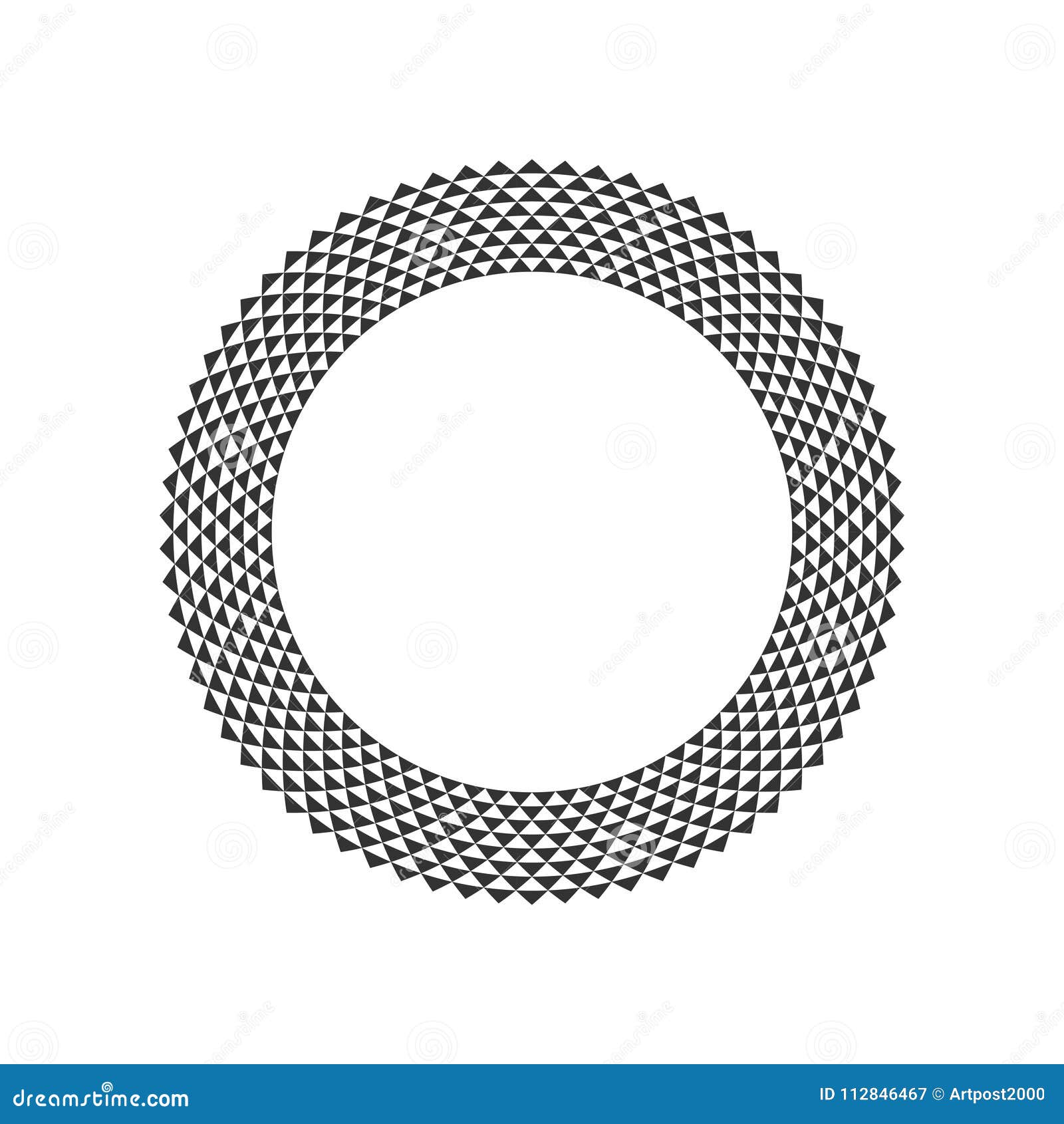 Circular Fractal Design Element Stock Vector - Illustration of line ...